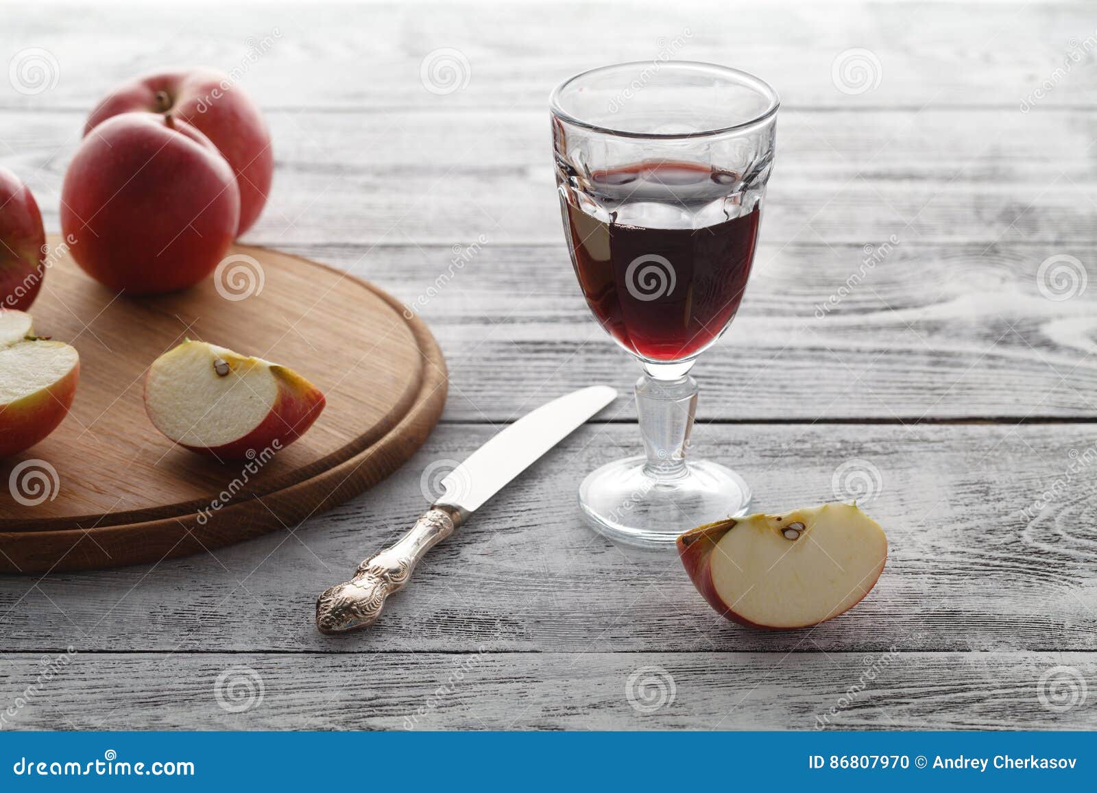 Mulled Wine and Red Apple on White Table Stock Photo - Image of warm ...