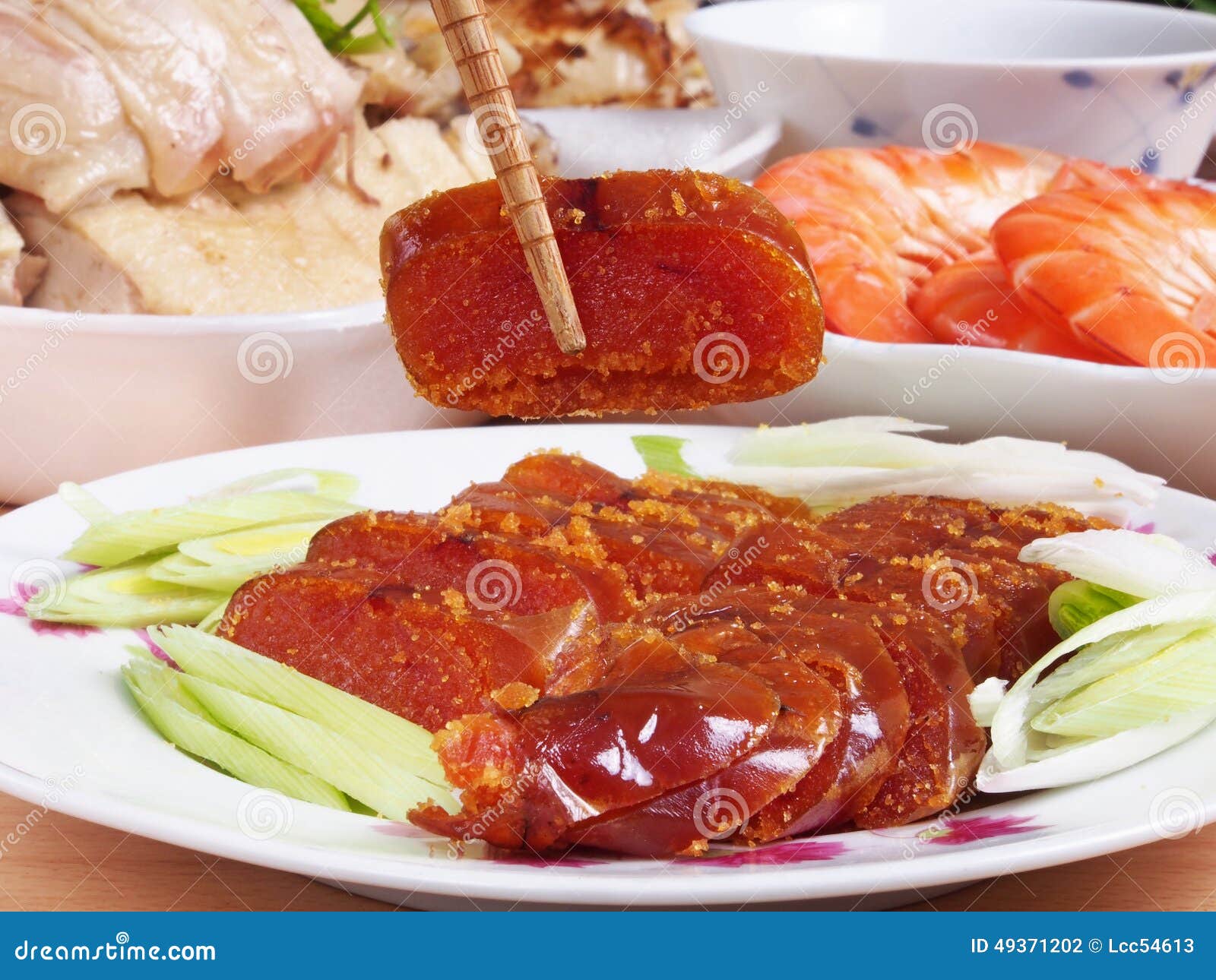 Karasumi Mullet Roe Drying Outside In Taiwan Stock Photography ...