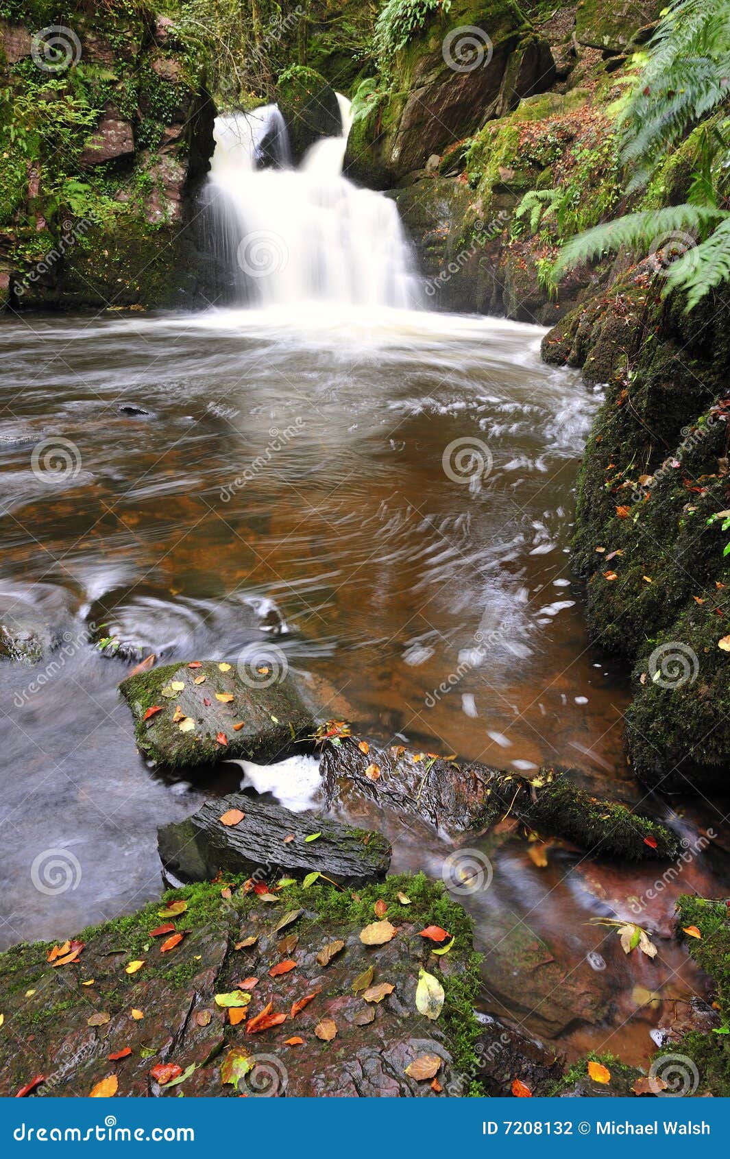 Mullinhassig Waterfall stock photo. Image of beautiful - 7208132