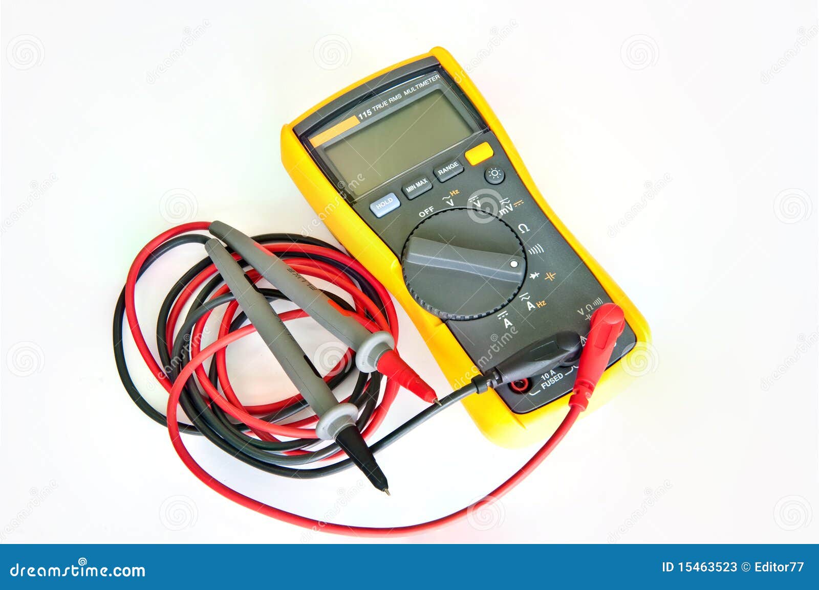 Multímetro Electrónico De Digitaces Imagen de archivo - Imagen de ...