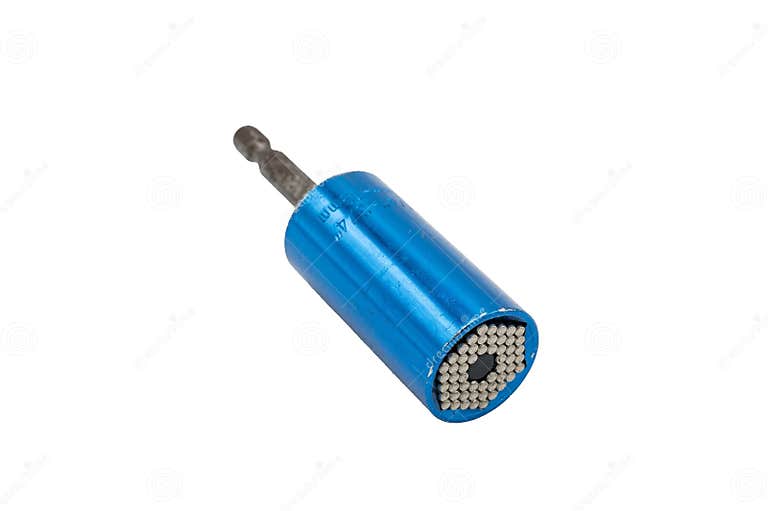 Multi-adjustable Universal Socket Wrench Stock Photo - Image of ...