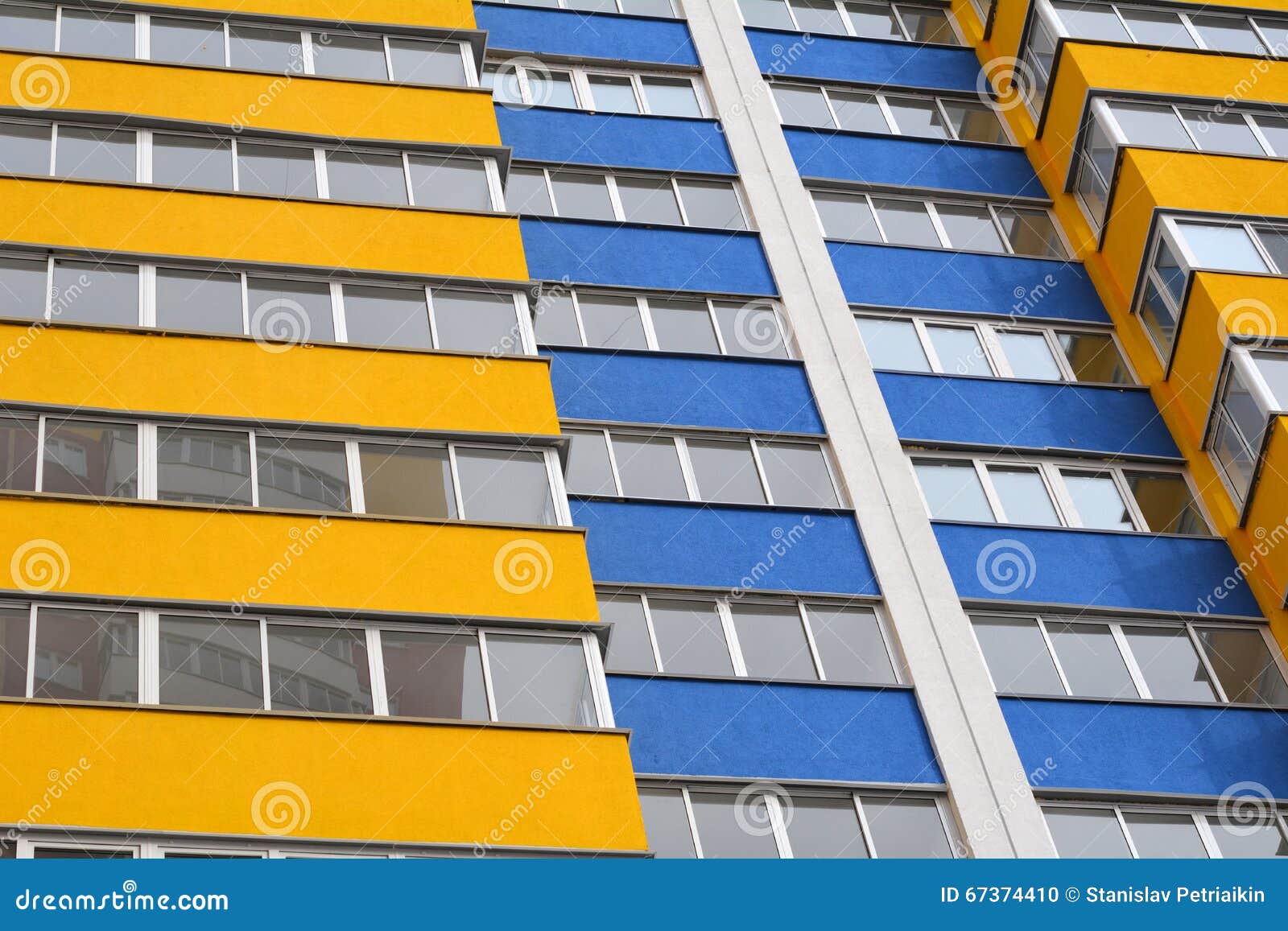 Multi-apartment Residential House-new Building Stock Photo - Image of ...