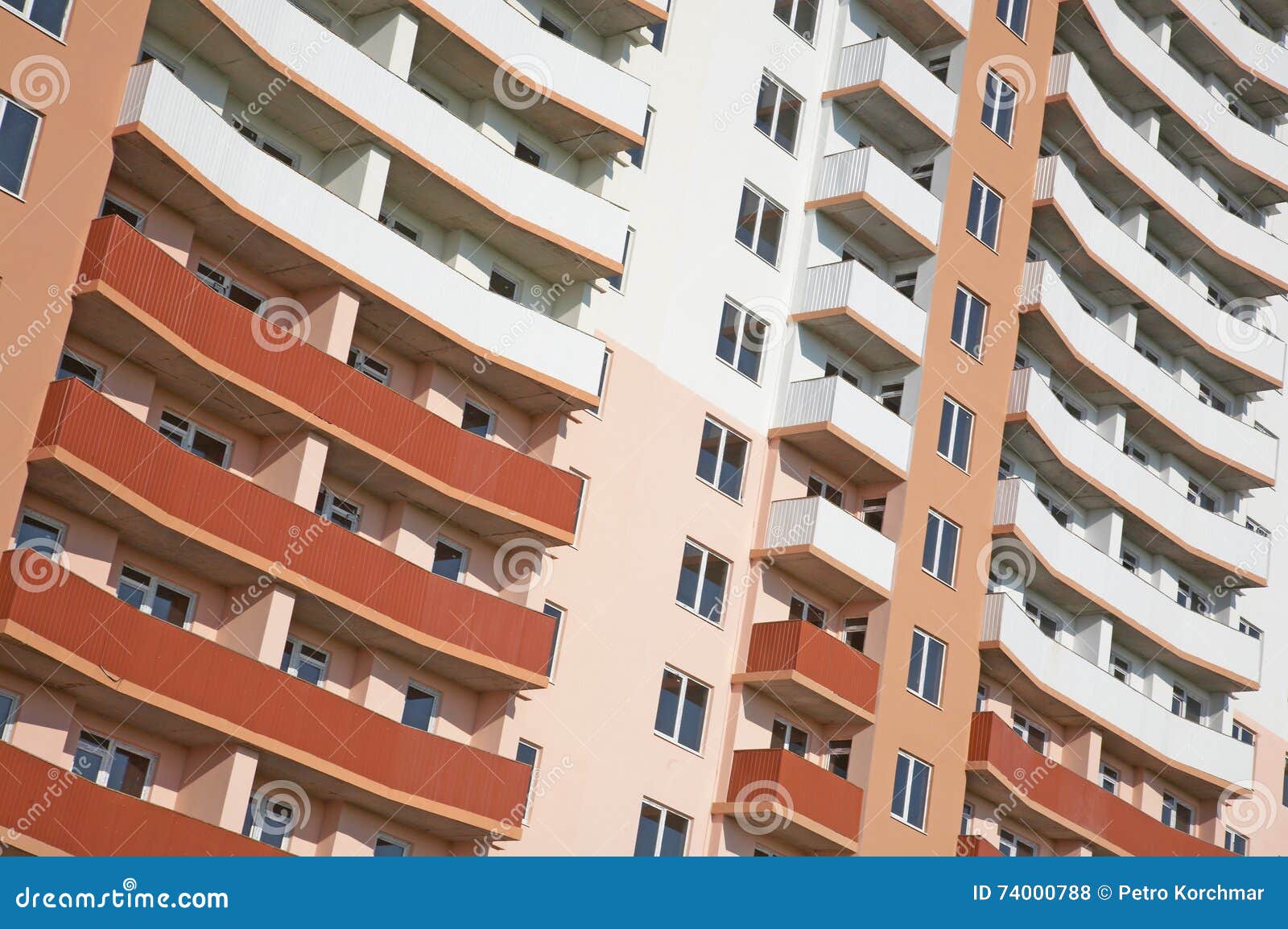 Multi-apartments building stock photo. Image of outdoors - 74000788