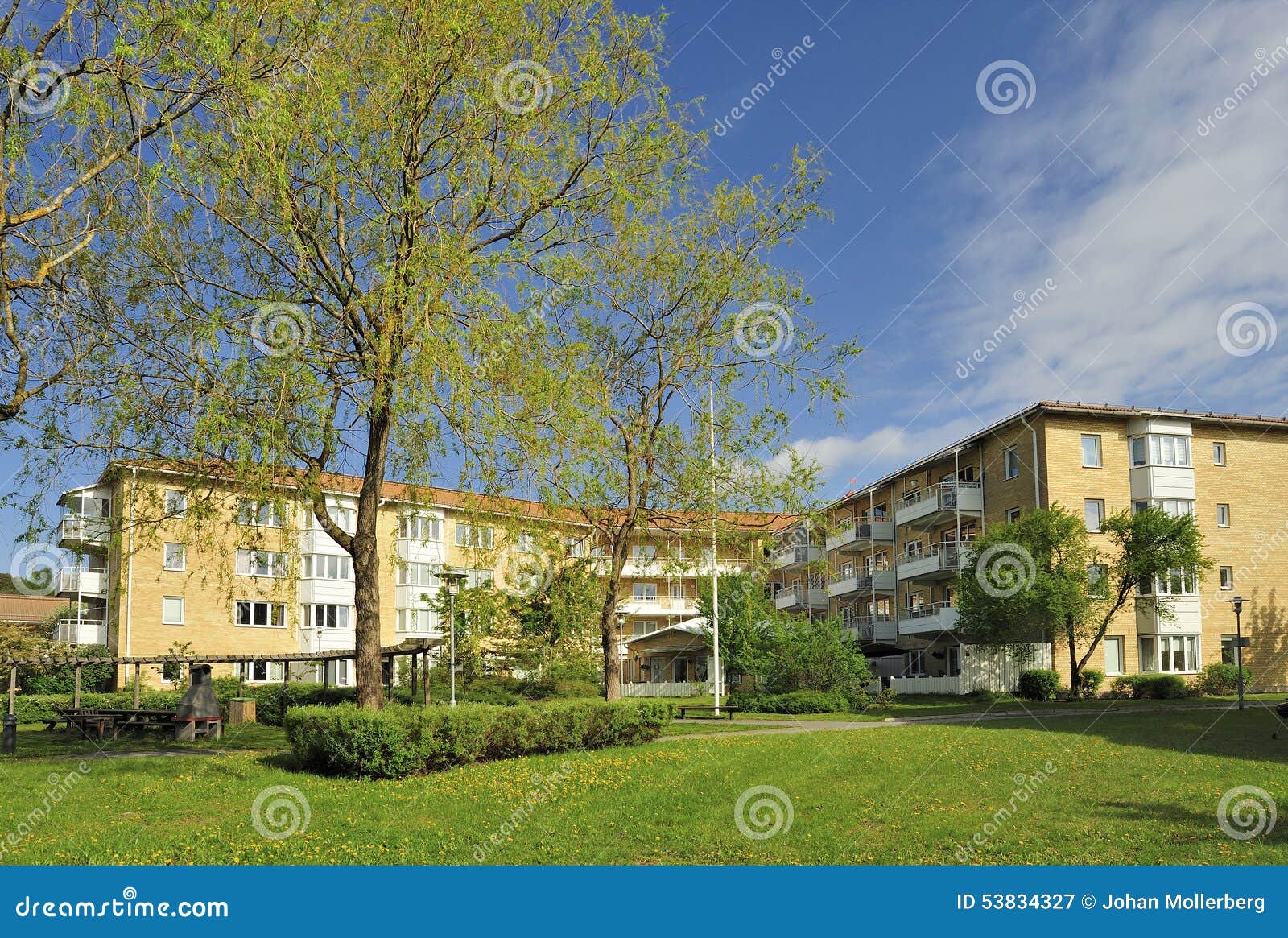 Multi-apartments buildings stock image. Image of ownership - 53834327