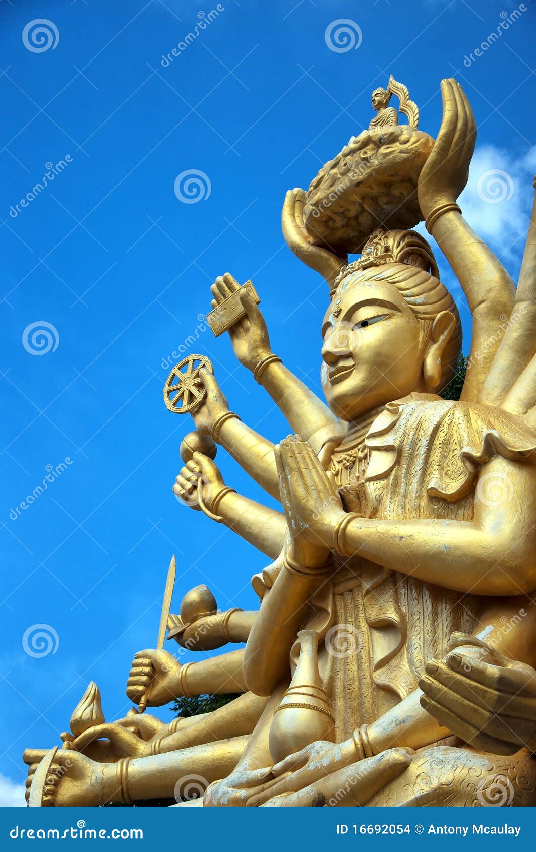 Multi armed buddha 01 stock photo. Image of idol, colorful - 16692054