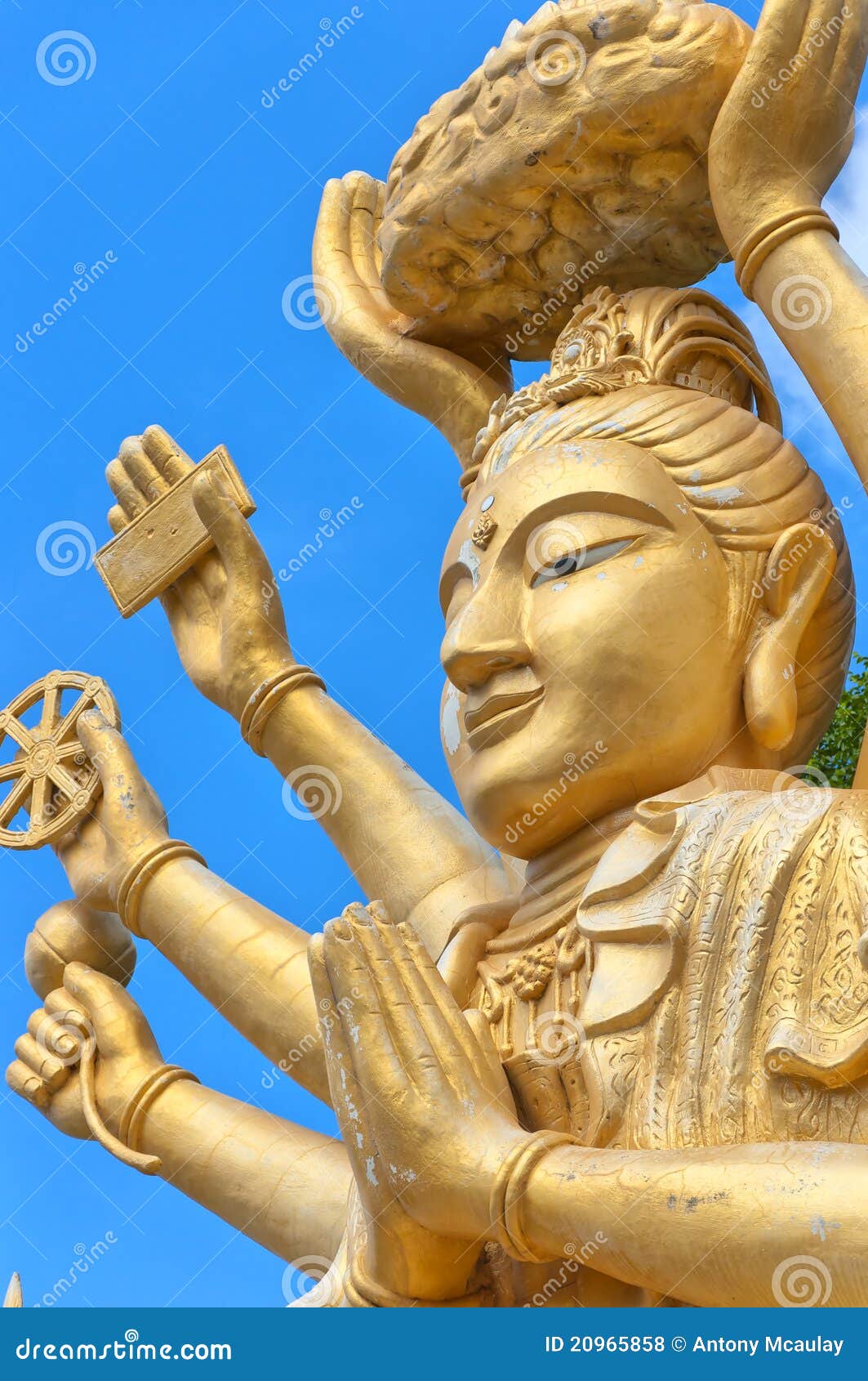 Multi armed buddha 02 stock photo. Image of culture, landmark - 20965858