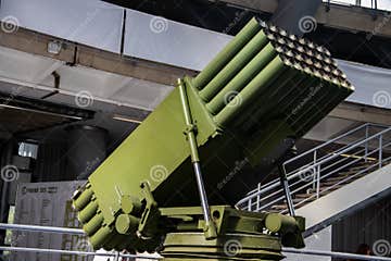 Multi-barrel Rocket Launcher (MRL) or Multiple Launch Rocket System ...