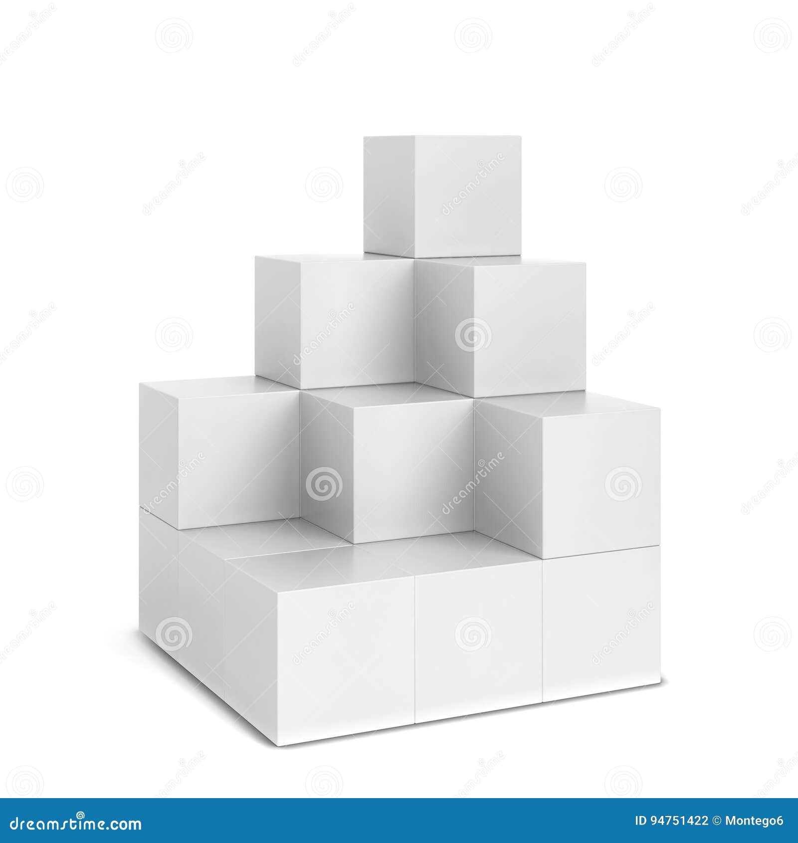 Multi box display stock illustration. Illustration of render - 94751422