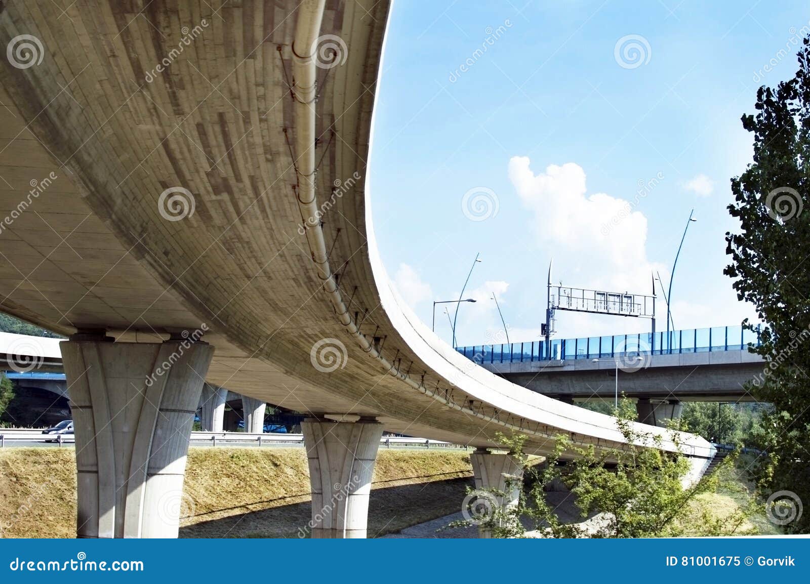 Multi-bridges with Asphalt Roads Stock Image - Image of travel ...