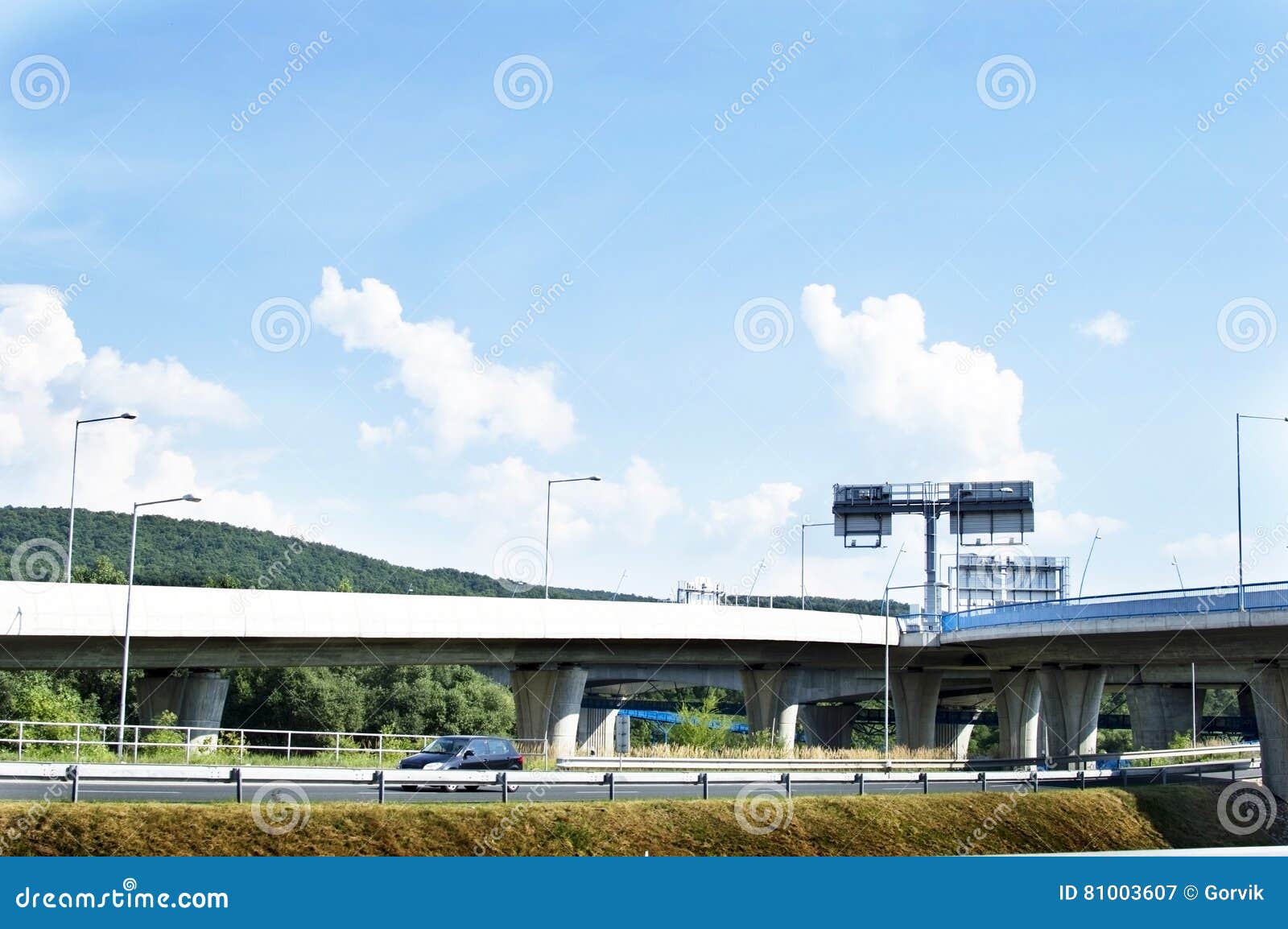 Multi-bridges with Asphalt Roads Stock Image - Image of loads, travel ...