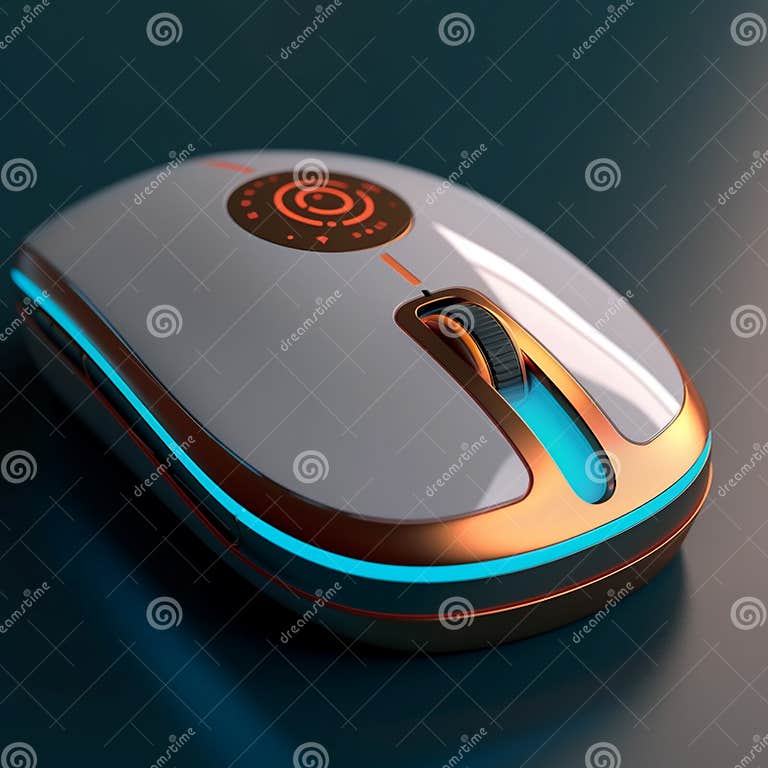 Multi-button Computer Mouse with a Customizable Scroll Wheel for Personalized Control. Stock ...