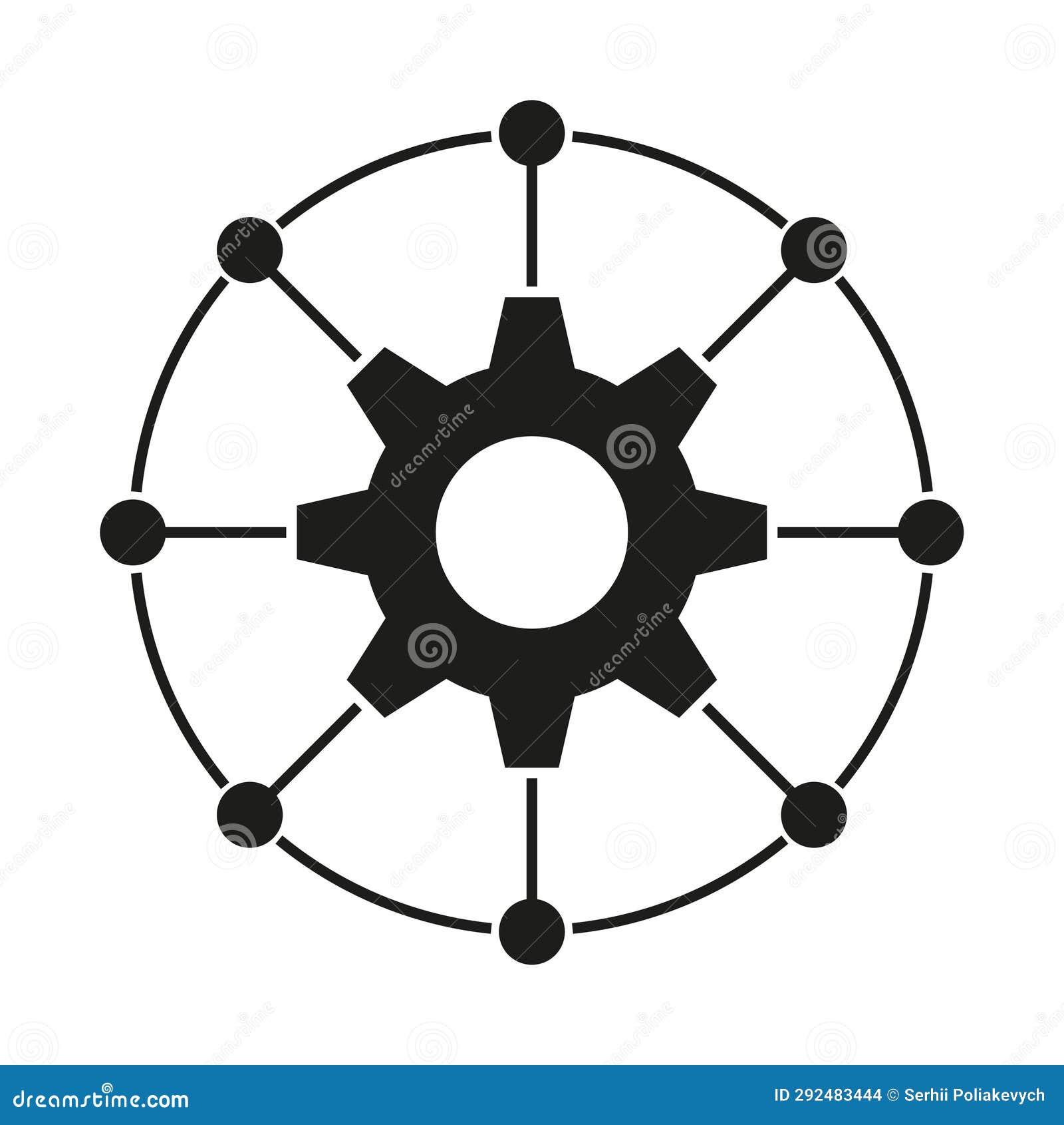 Multi Channel Icon. Architecture Sign. Communication Symbol. Vector ...