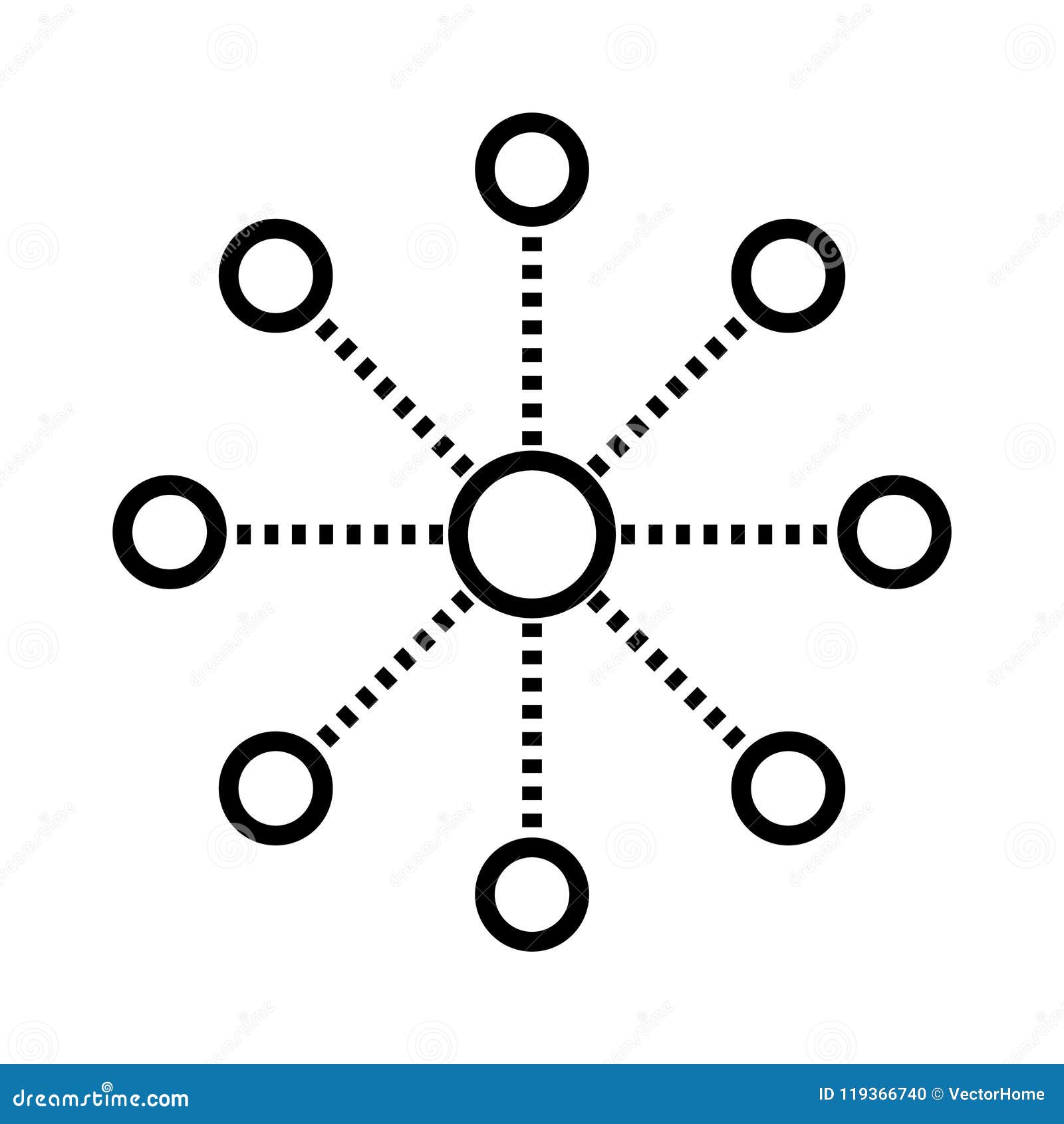 Multi Channel Icon, Vector Illustration Stock Vector - Illustration of ...