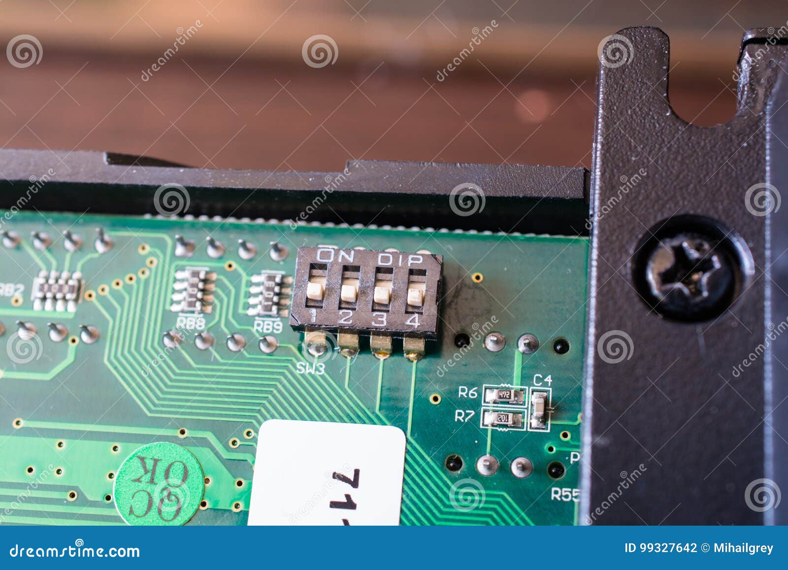 Multi Channel Selector Switch. Stock Photo - Image of design, choice ...