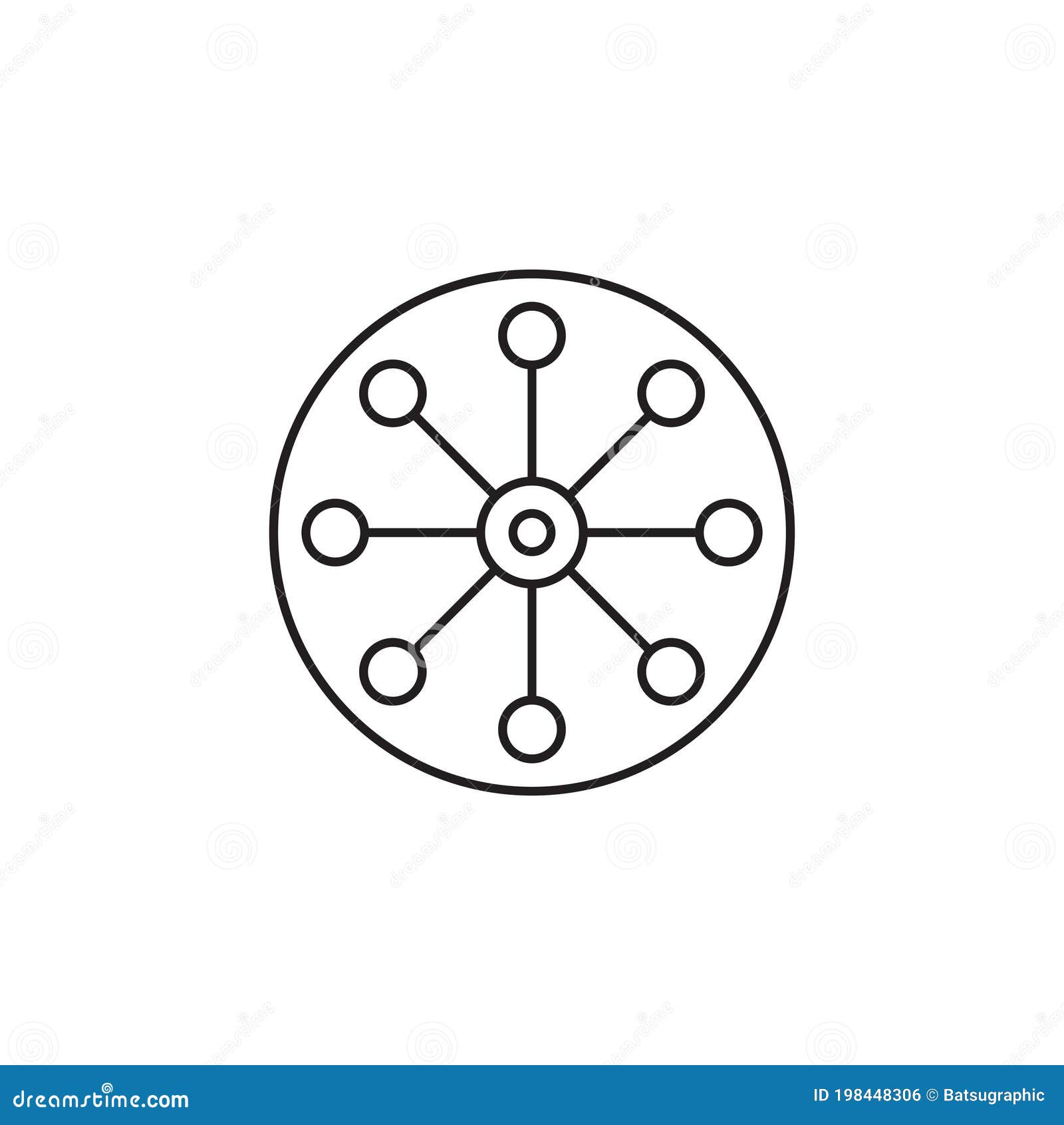 Multi Channel Vector Icon Design Template Stock Vector - Illustration ...