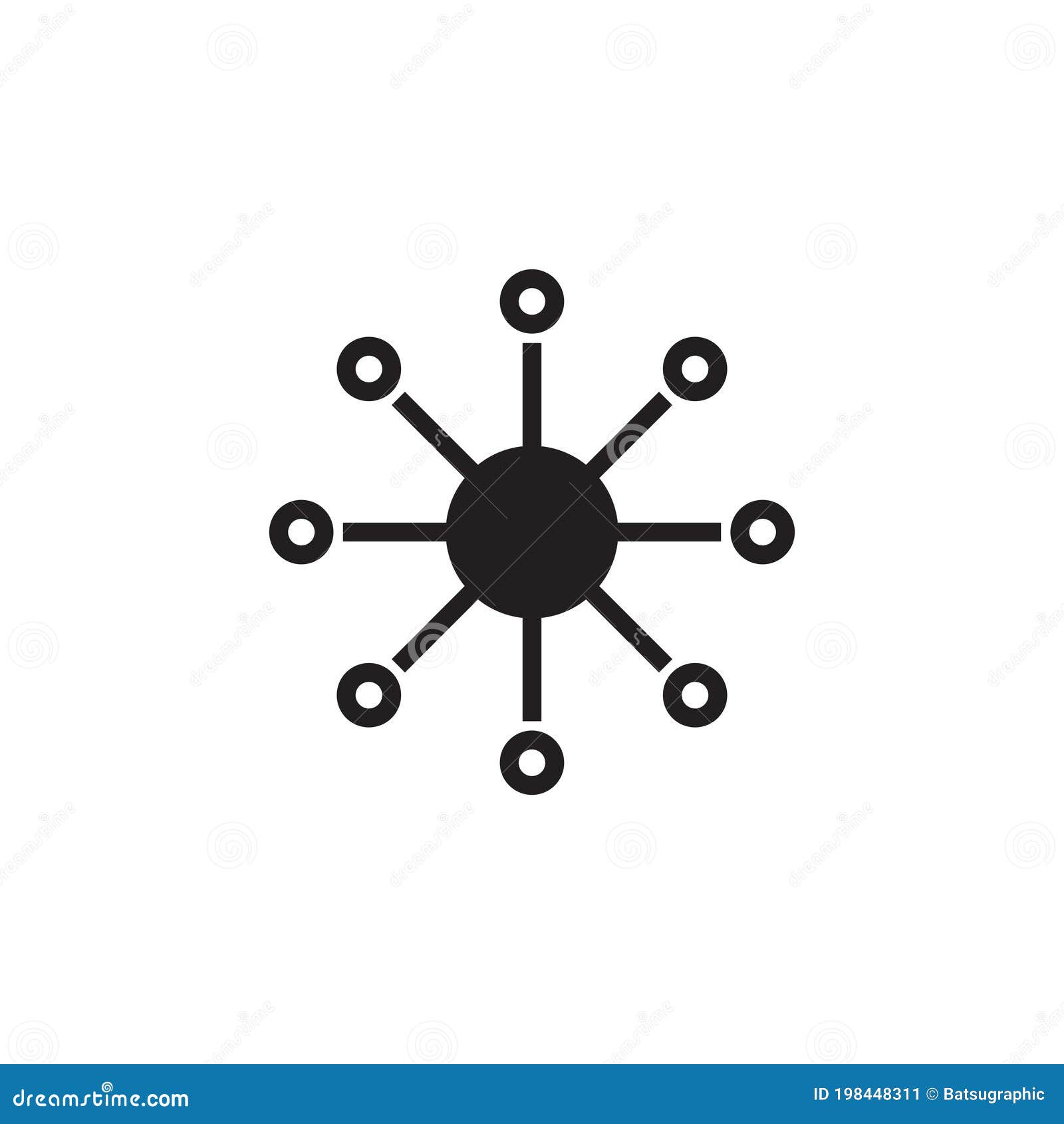 Multi Channel Vector Icon Design Template Stock Vector - Illustration ...