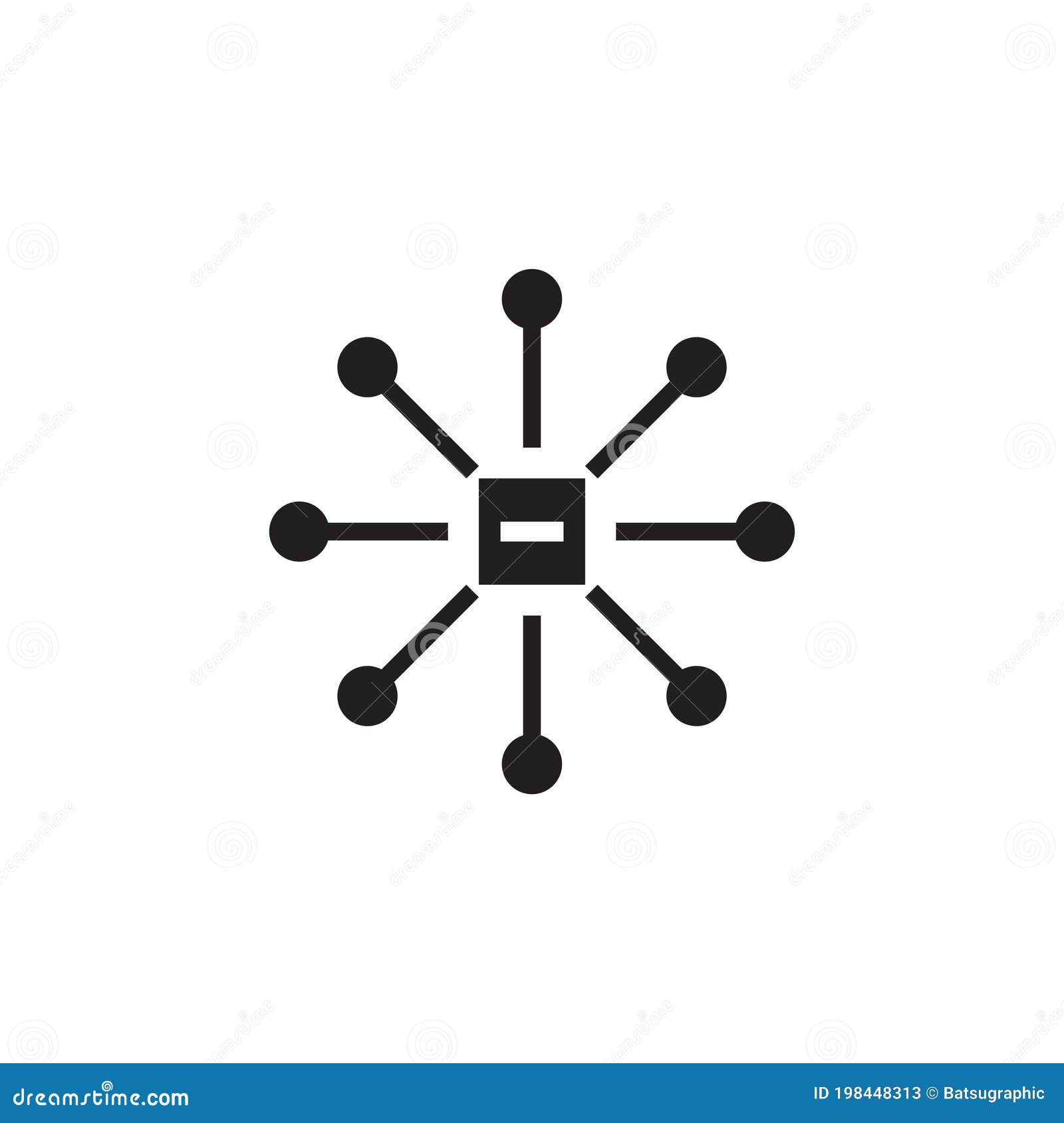 Multi Channel Vector Icon Design Template Stock Vector - Illustration ...