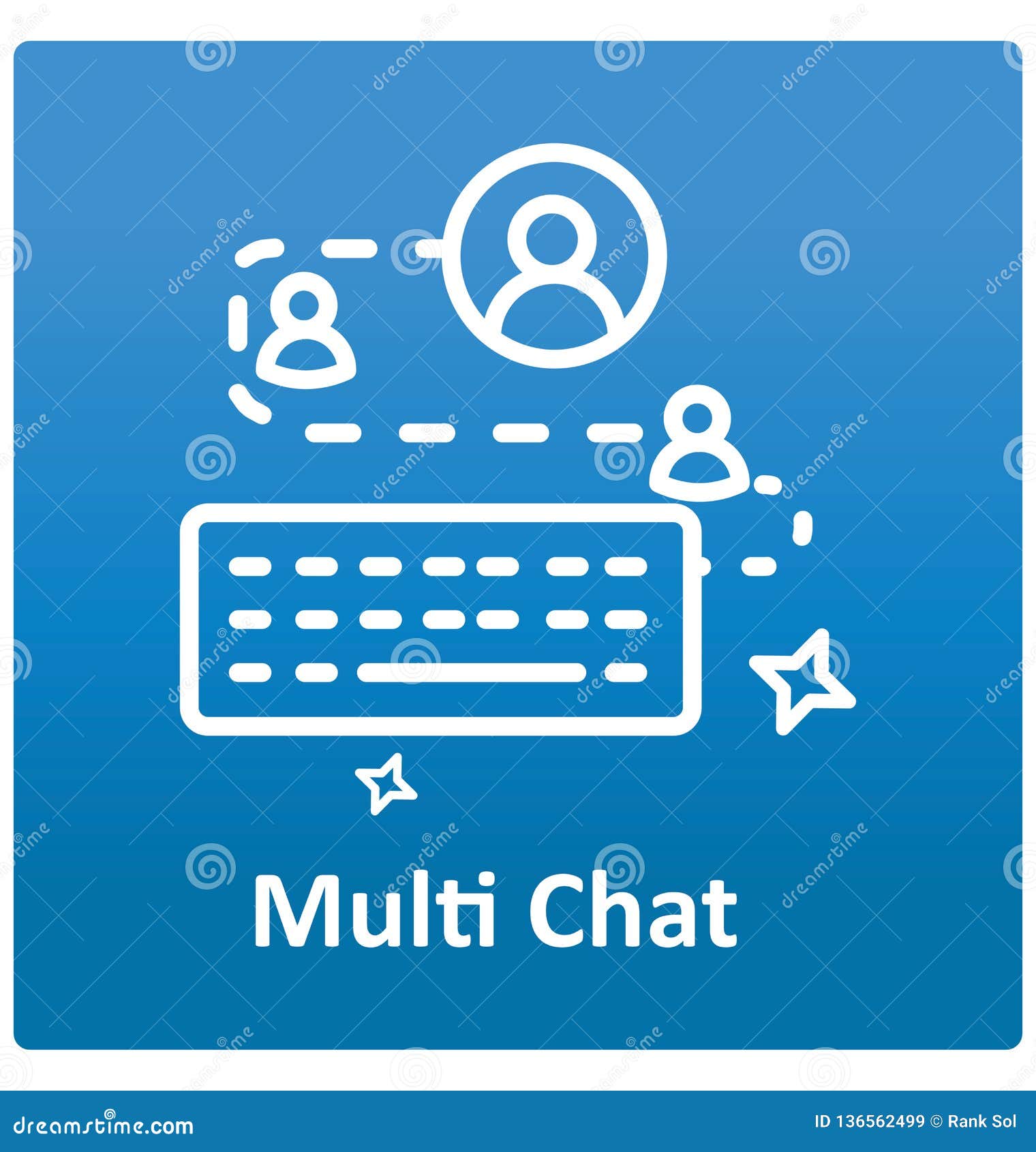 Multi Chat Isolated Vector Icon that Can Easily Modified or Edit. Stock ...