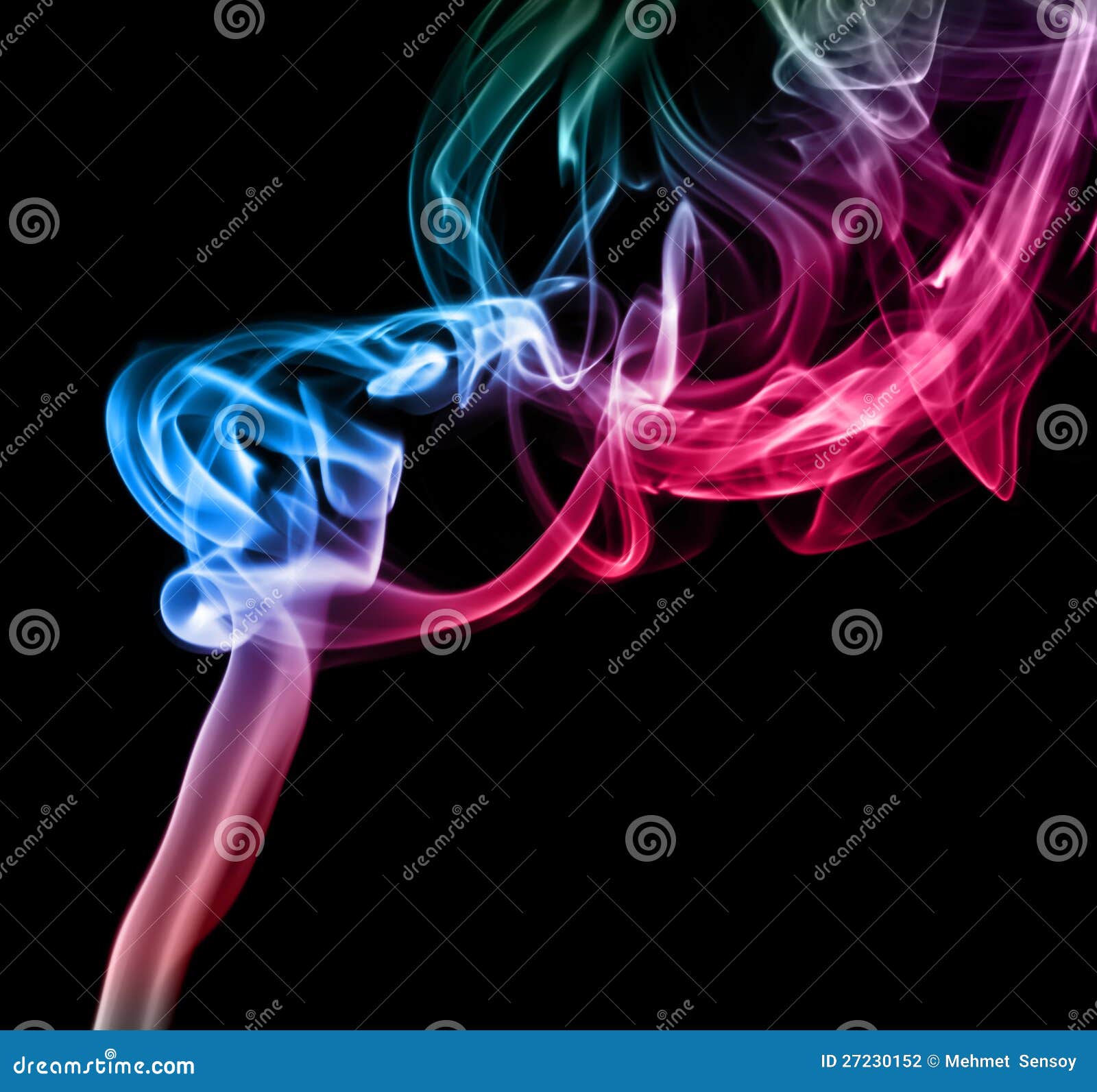 Multi Color Abstract Smoke stock photo. Image of flow - 27230152