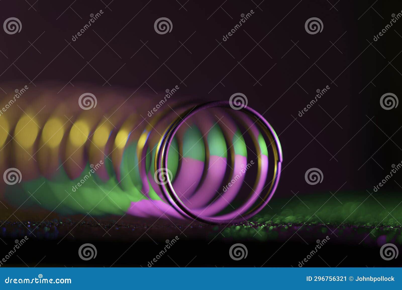 Multi-color, Angular Macro View of a Spring Stock Image - Image of ...