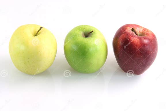 Multi color apples stock photo. Image of green, fruits - 3921694