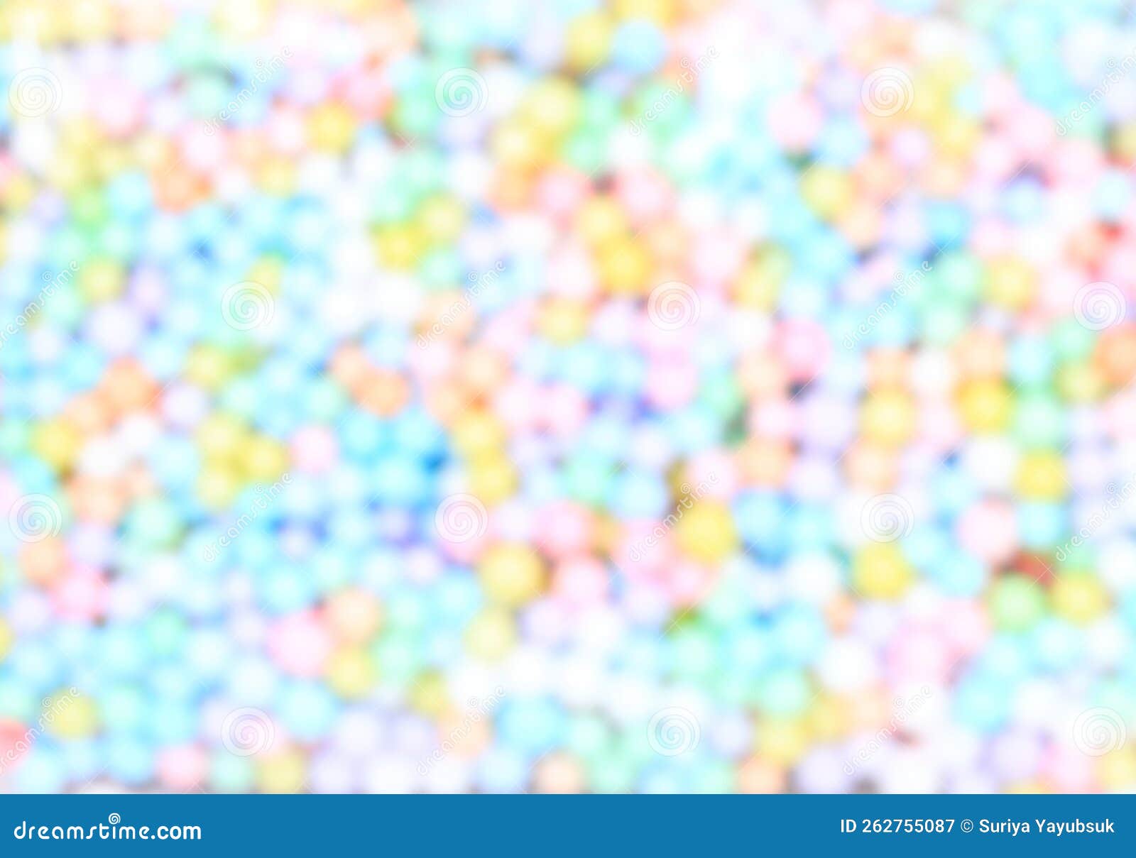 Multi Color Bokeh Light Effect from Colorful Orbs, Abstract Blurred ...