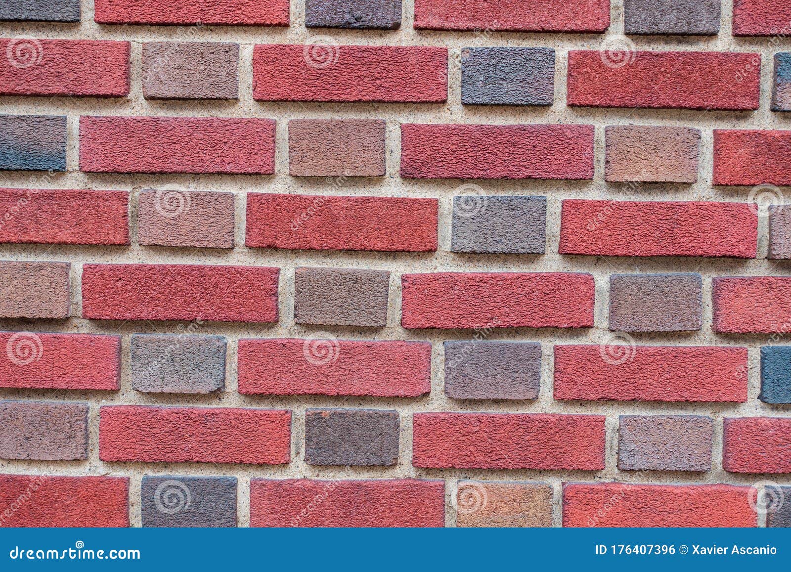 Multi-color Brick Masonry Wall Background Stock Photo - Image of sizes ...