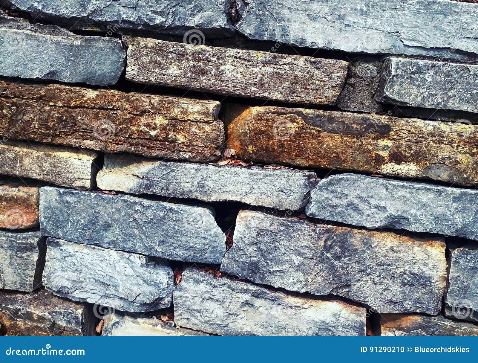 Multi-color Brick Wall Close-up Stock Photo - Image of layers, stone ...