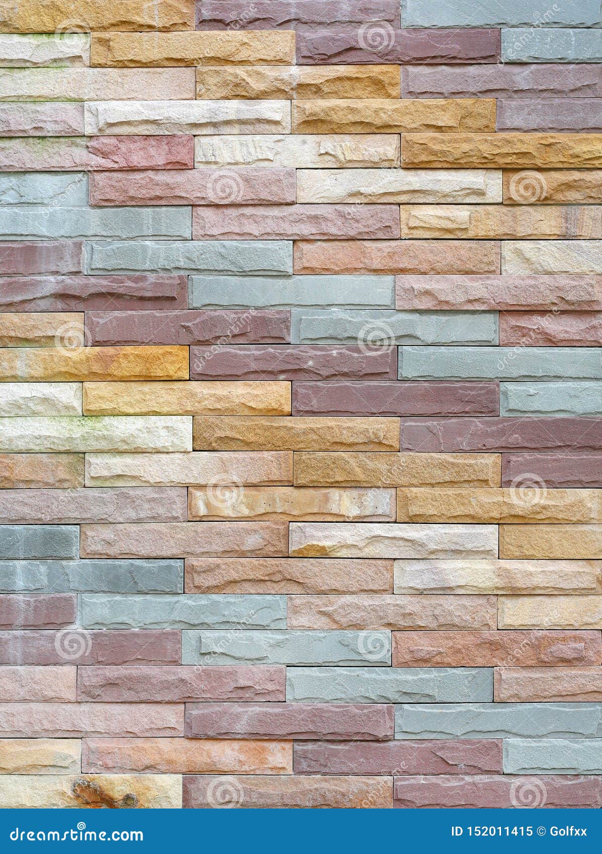 Multi-color Bricks Wall Pattern, Stone Wall Decorative Modern Style ...