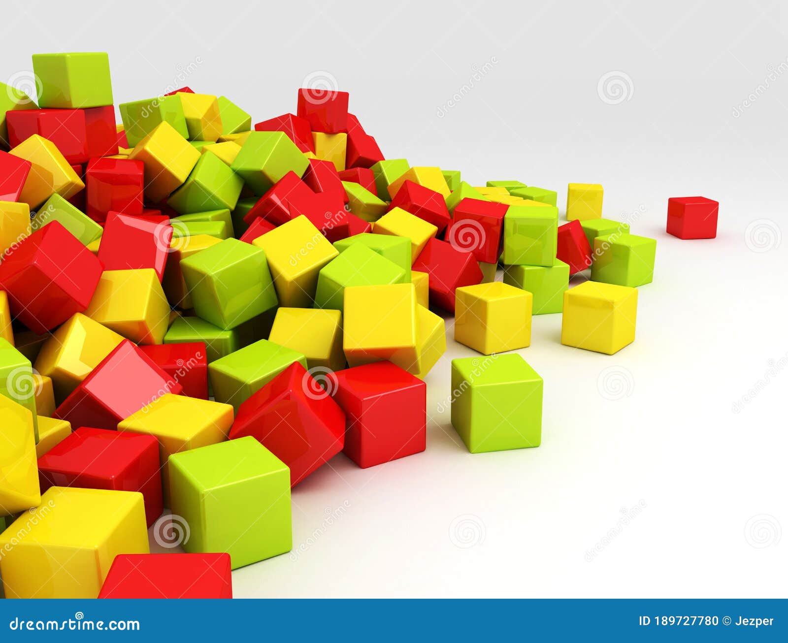 Multi Color Building Blocks Stock Illustration - Illustration of ...