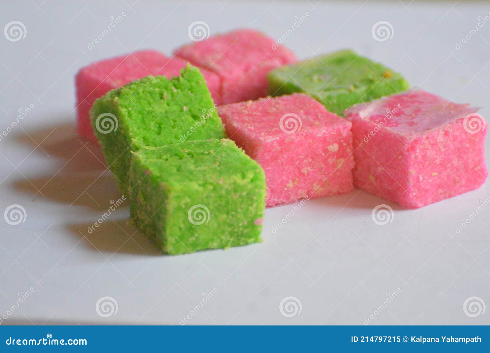 Multi-color Coconut toffee stock image. Image of orange - 214797215