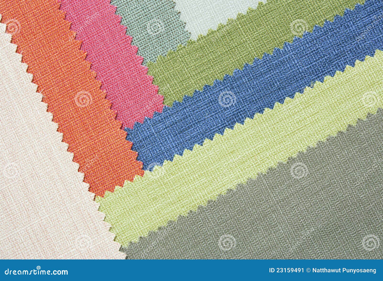Multi Color Fabric Texture Samples Stock Image - Image of material ...