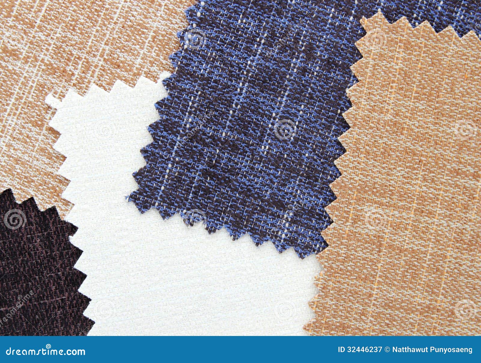 Multi Color Fabric Texture Samples Stock Image - Image of interior ...