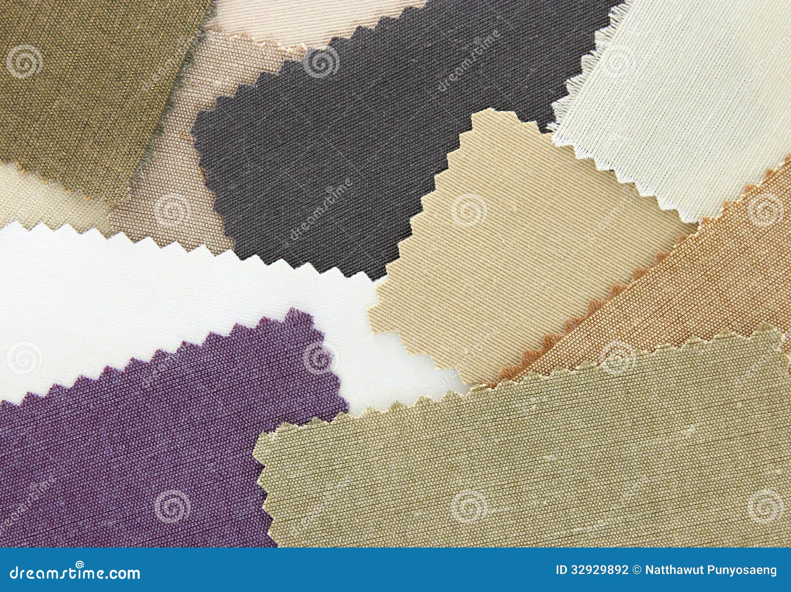 Multi Color Fabric Texture Samples Stock Photo - Image of detail, green ...