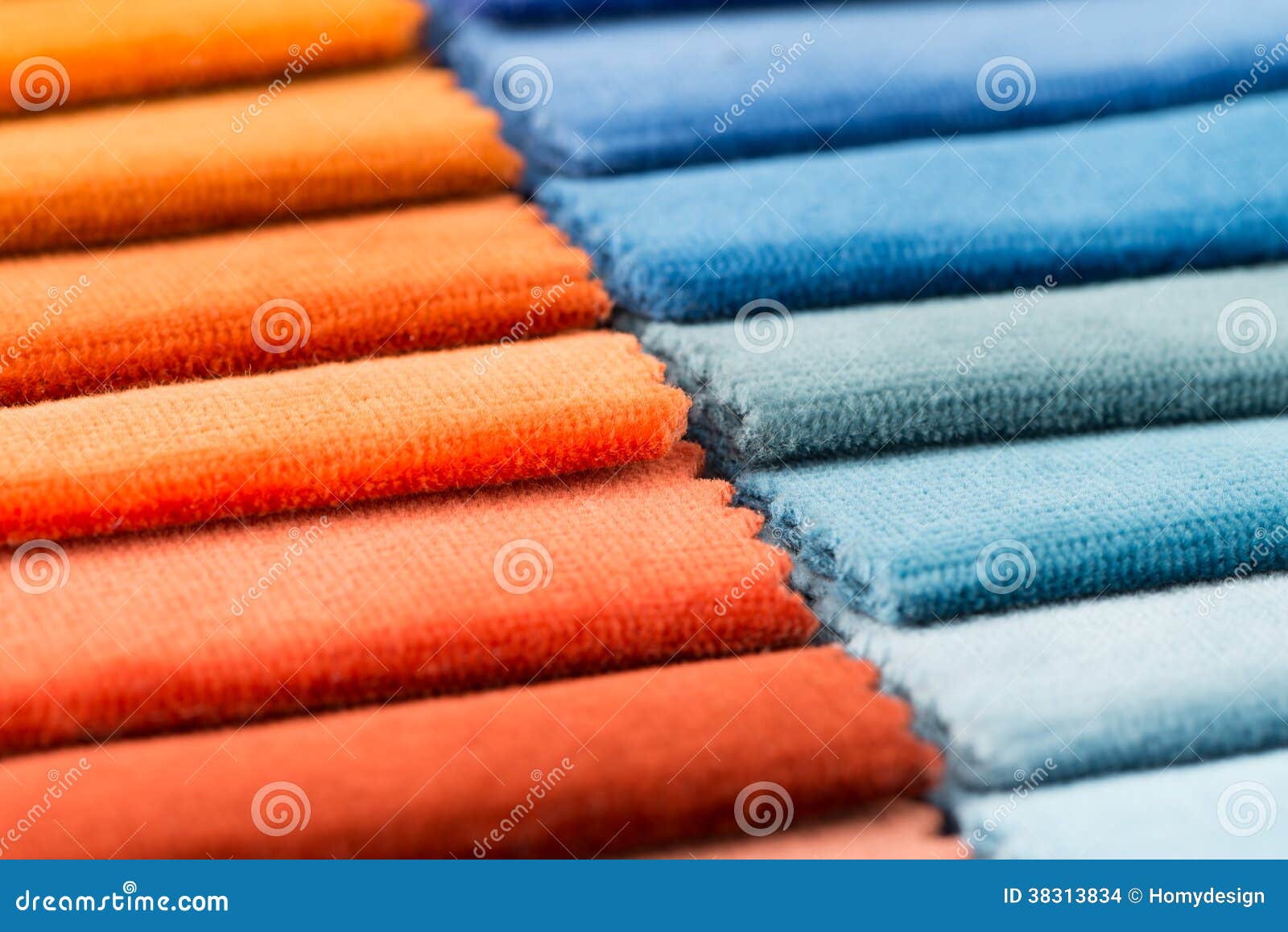 Multi Color Fabric Texture Samples Stock Photo - Image of modern ...