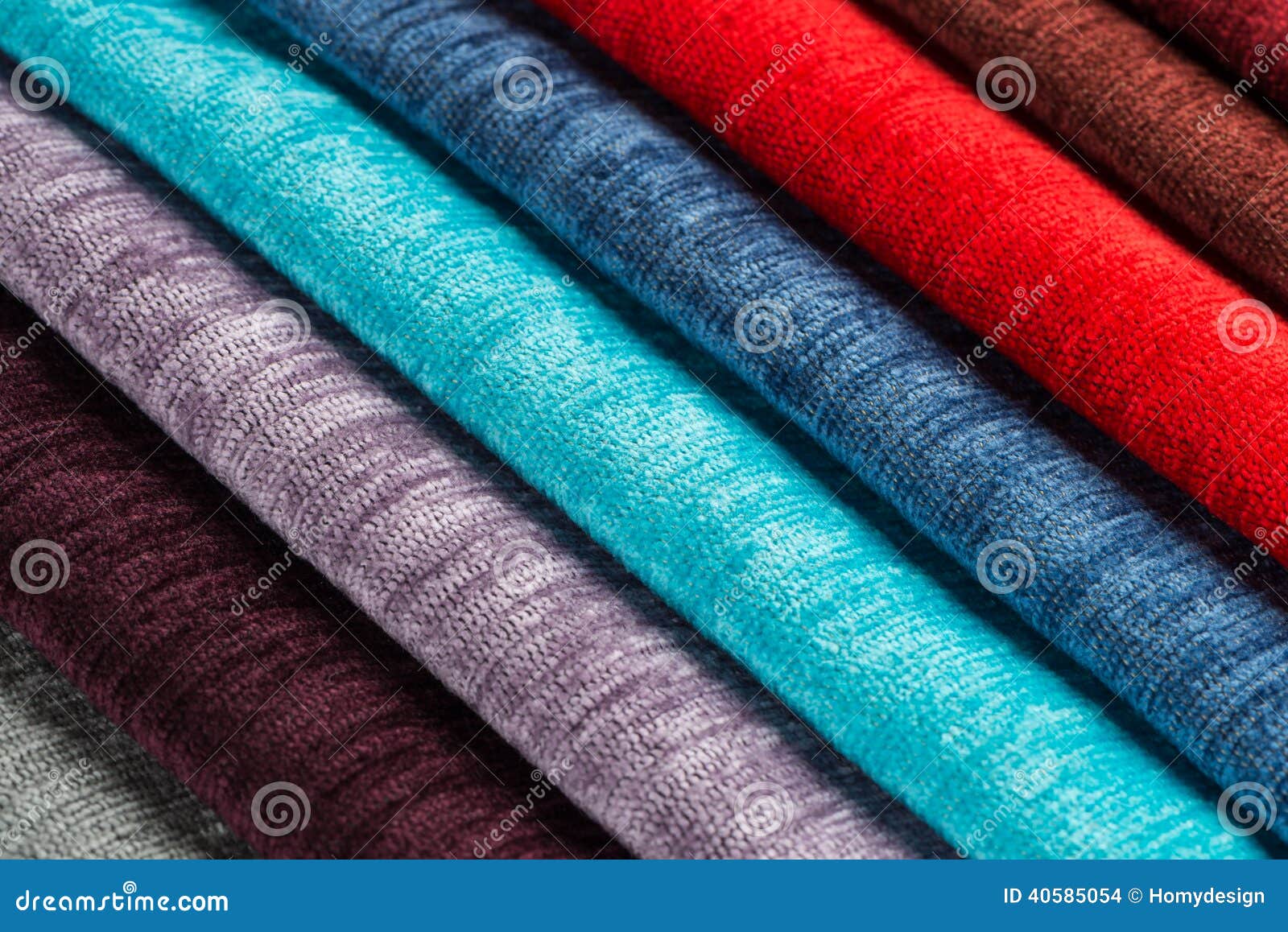 Multi Color Fabric Texture Samples Stock Photo - Image of decorating ...