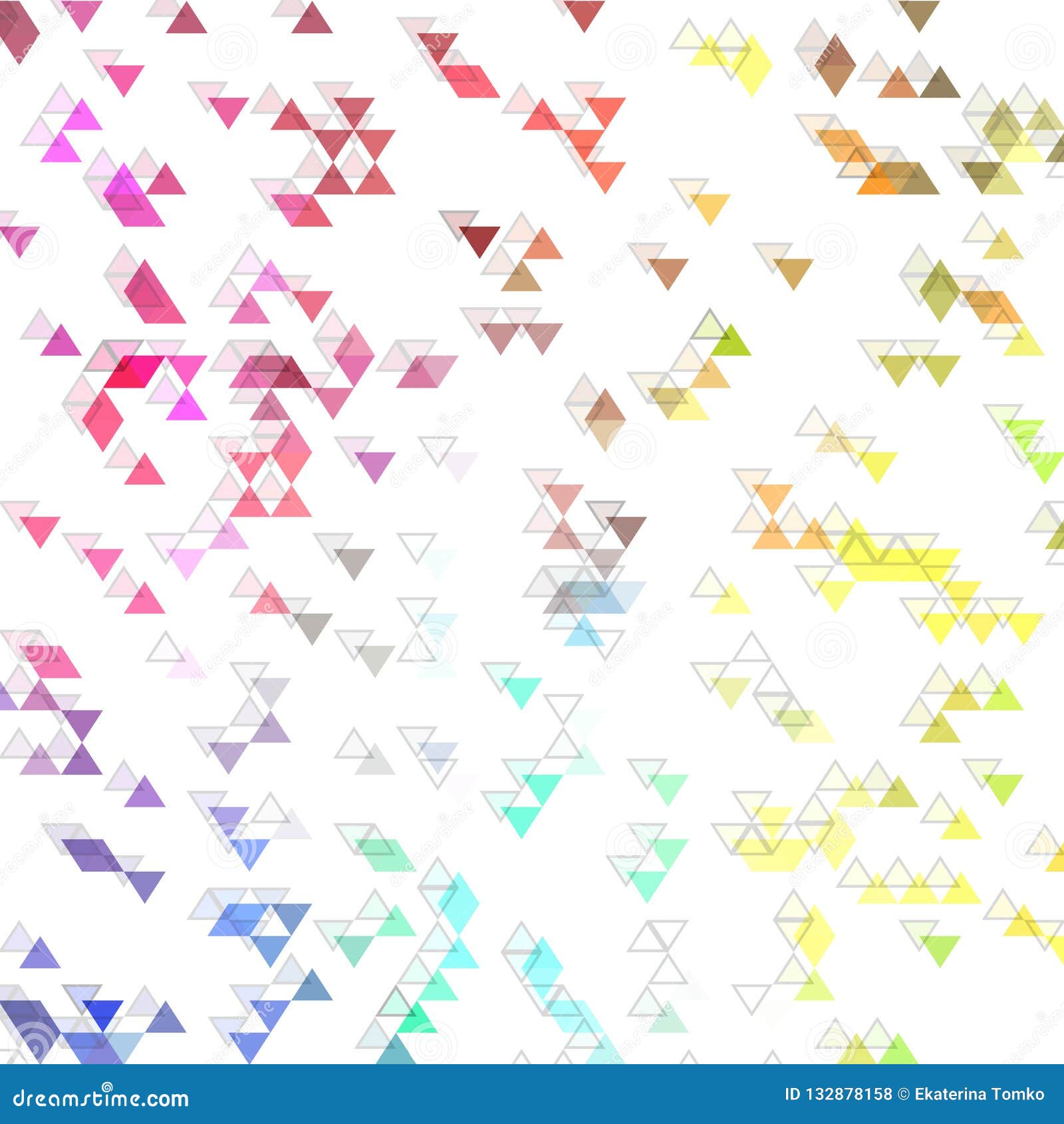 Multi-color Geometric Triangular Low Poly Low Poly Style. Gradient ...