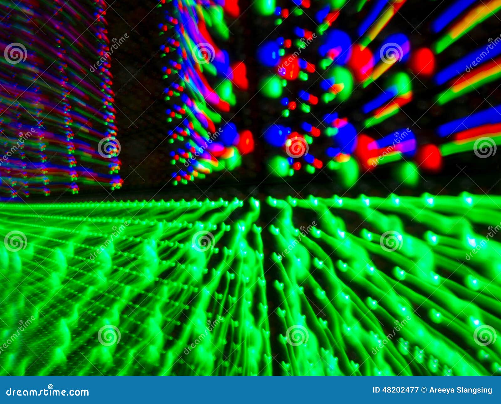 Multi Color LED in Screen Panel, Stock Image - Image of lens, diode ...