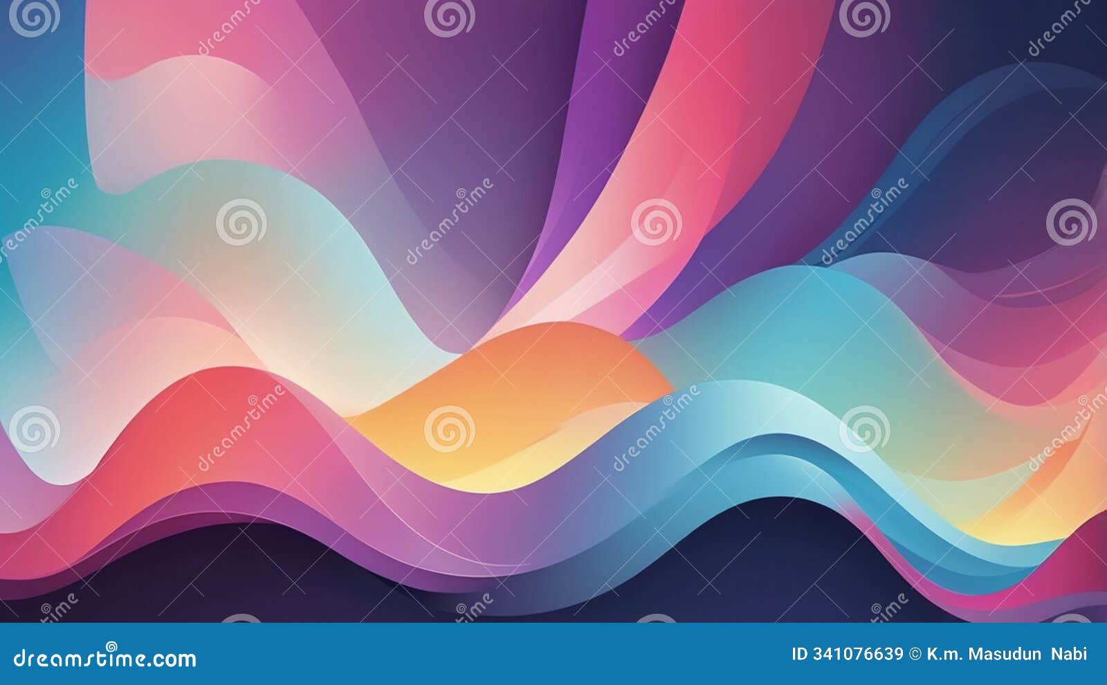 Multi Color Moder Background Effect Stock Illustration - Illustration ...