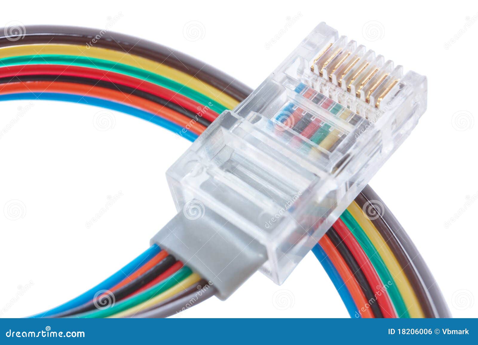 Multi color network cable stock photo. Image of interface - 18206006