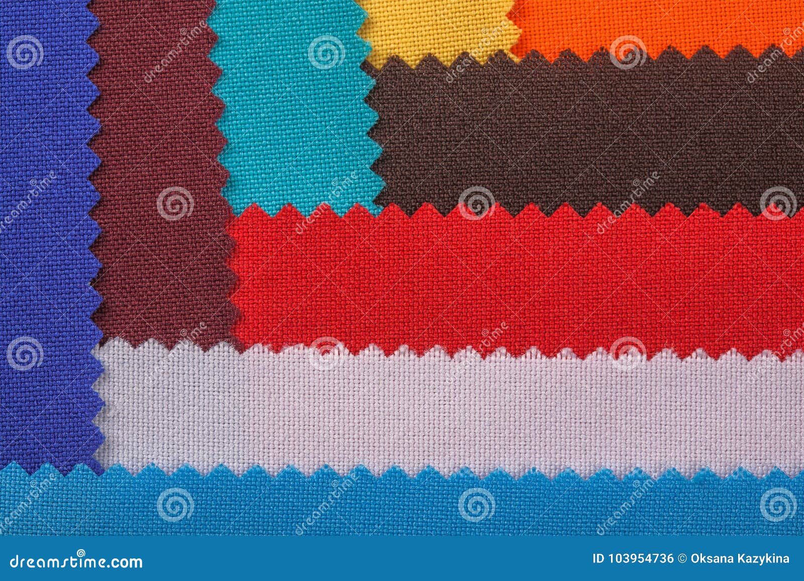 Multi-color Patterns of Fabric Texture Details Stock Photo - Image of ...