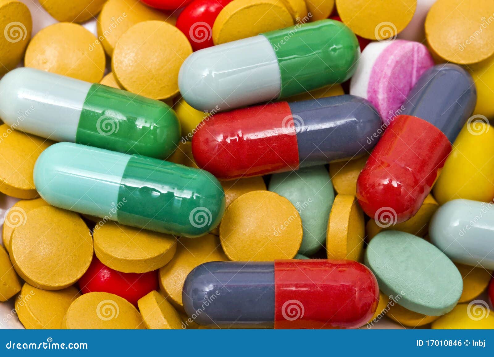 Multi color pills closeup stock photo. Image of help - 17010846