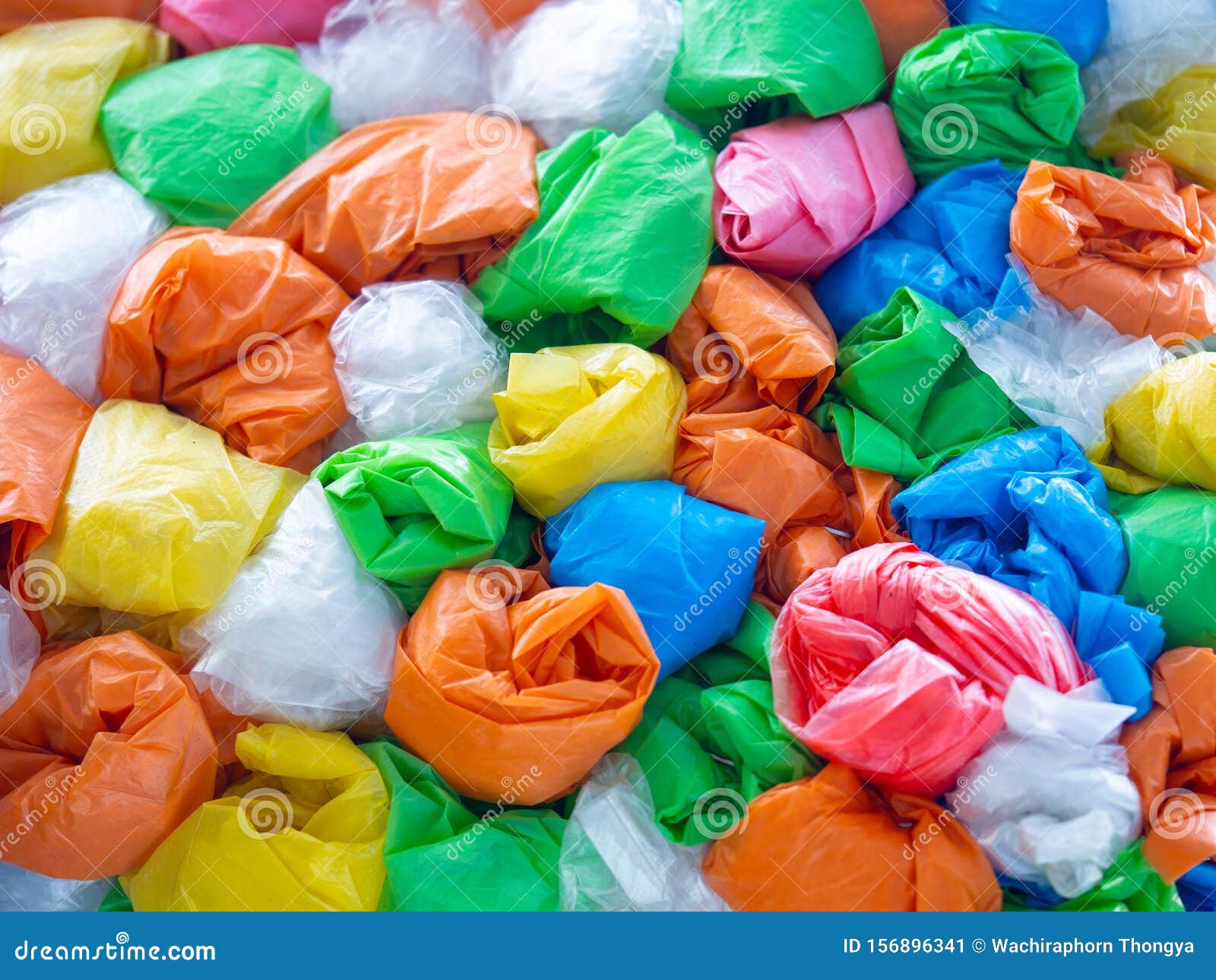 Multi Color Plastic Bag Background Stock Image - Image of blue ...