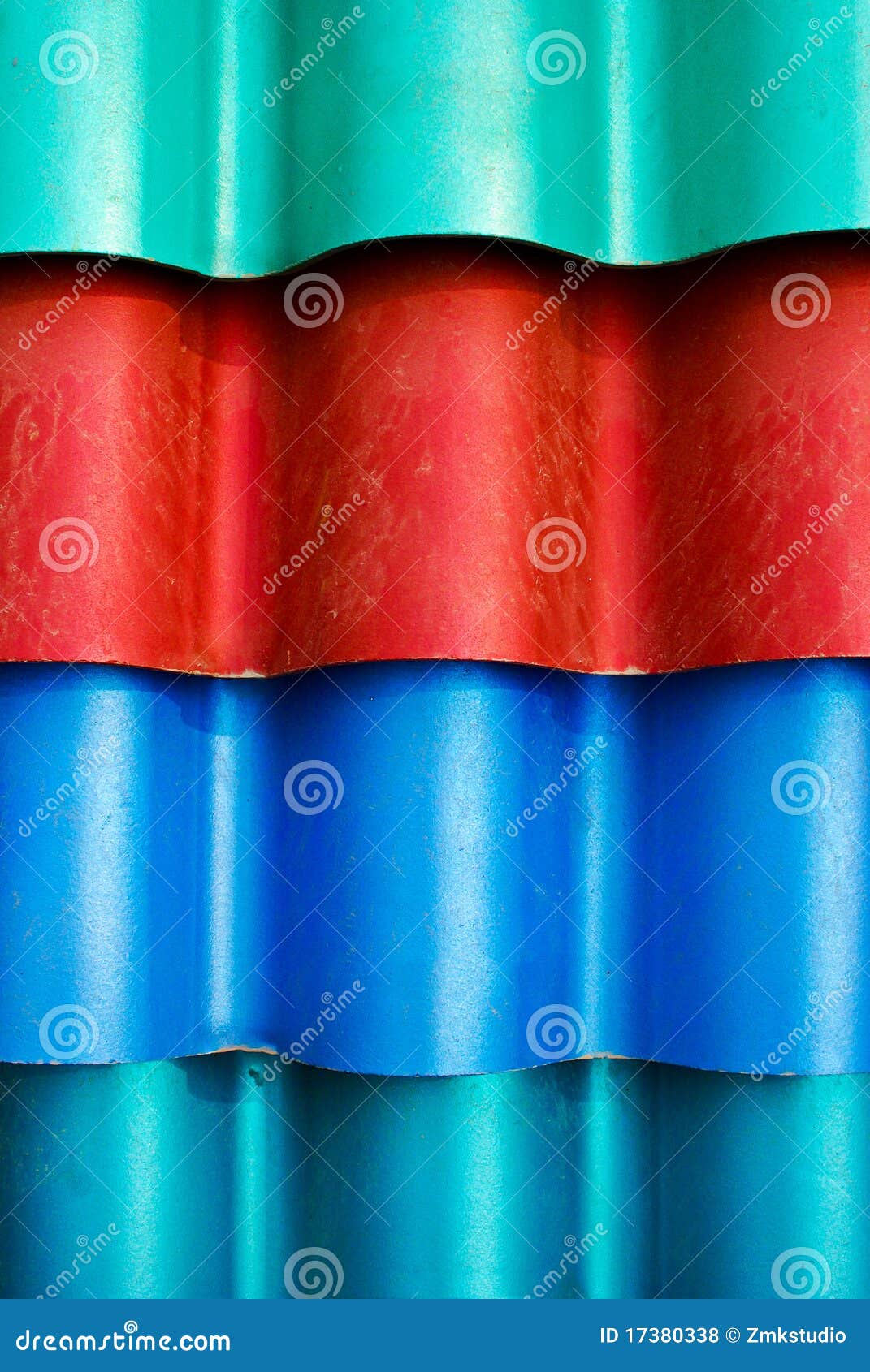 Multi Color Roof Tiles Picture. Image: 17380338