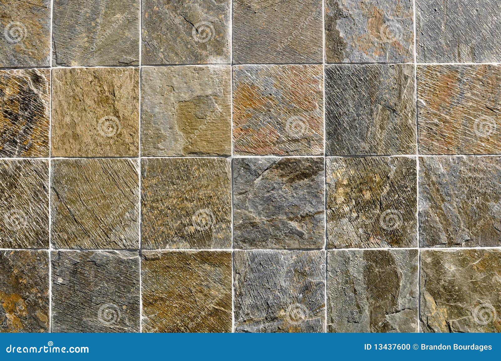 Multi Color Stone Tiles stock photo. Image of detail - 13437600