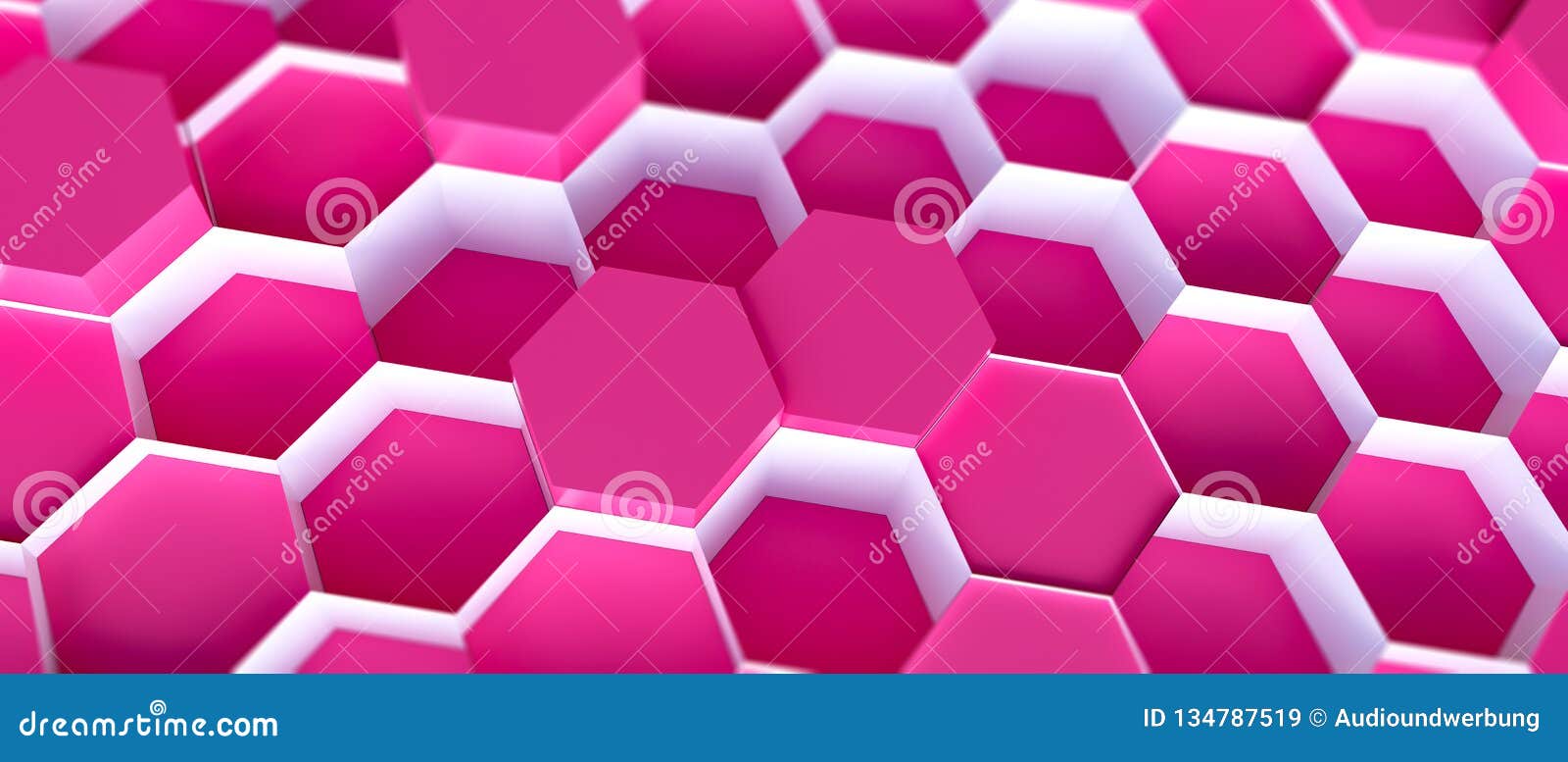 Technology Hexagon Pattern Background Stock Illustration - Illustration ...