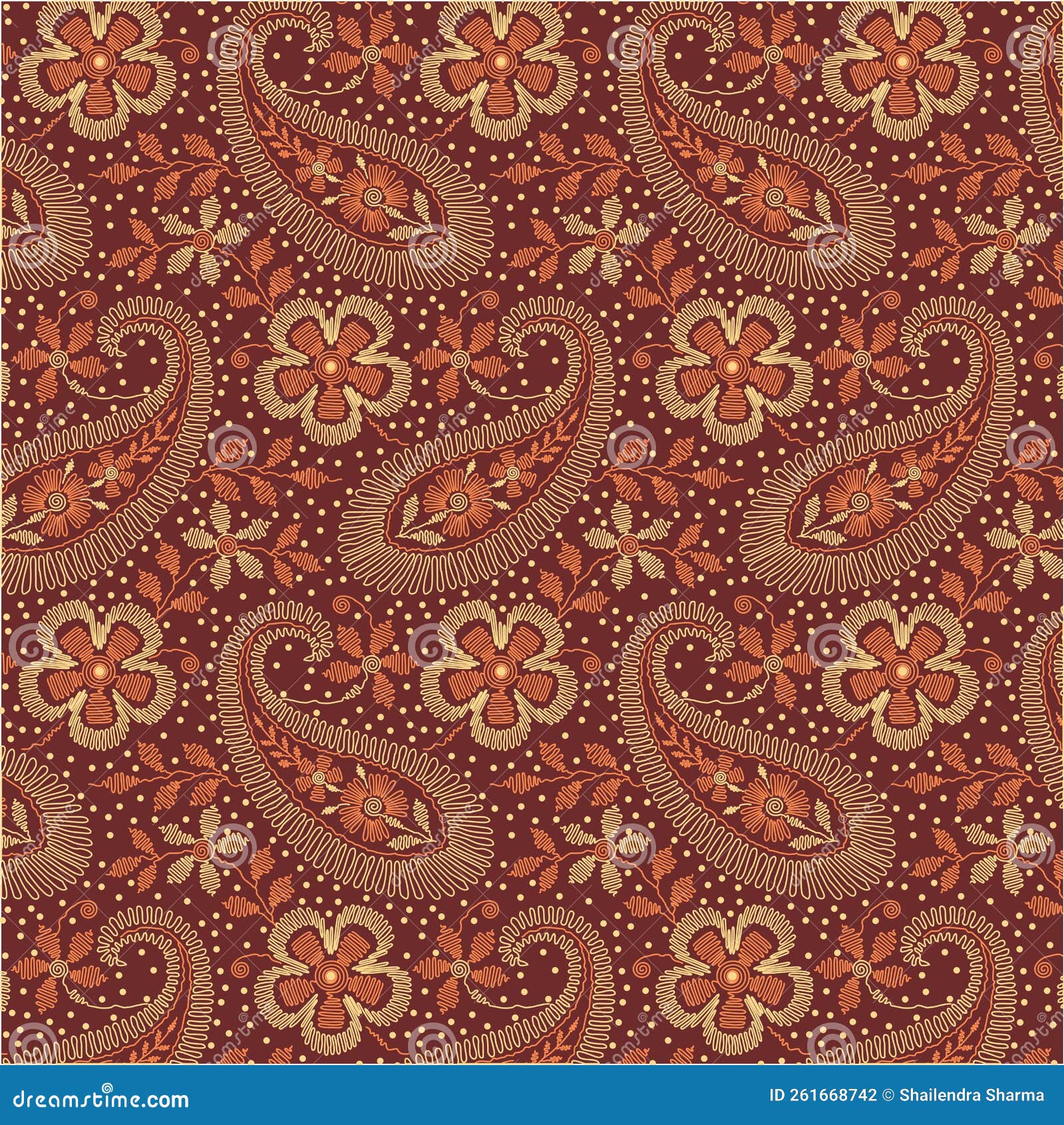 Multi Color Thread Background Invitation Card. Stock Vector ...