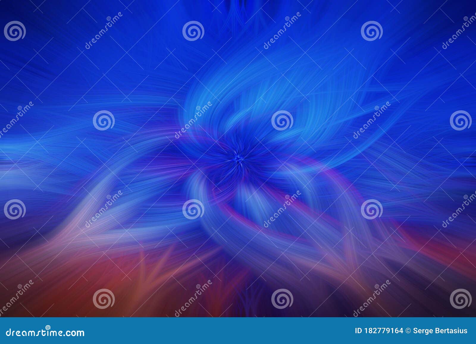 Multi-color Twirl Effect Pattern Background Stock Illustration ...
