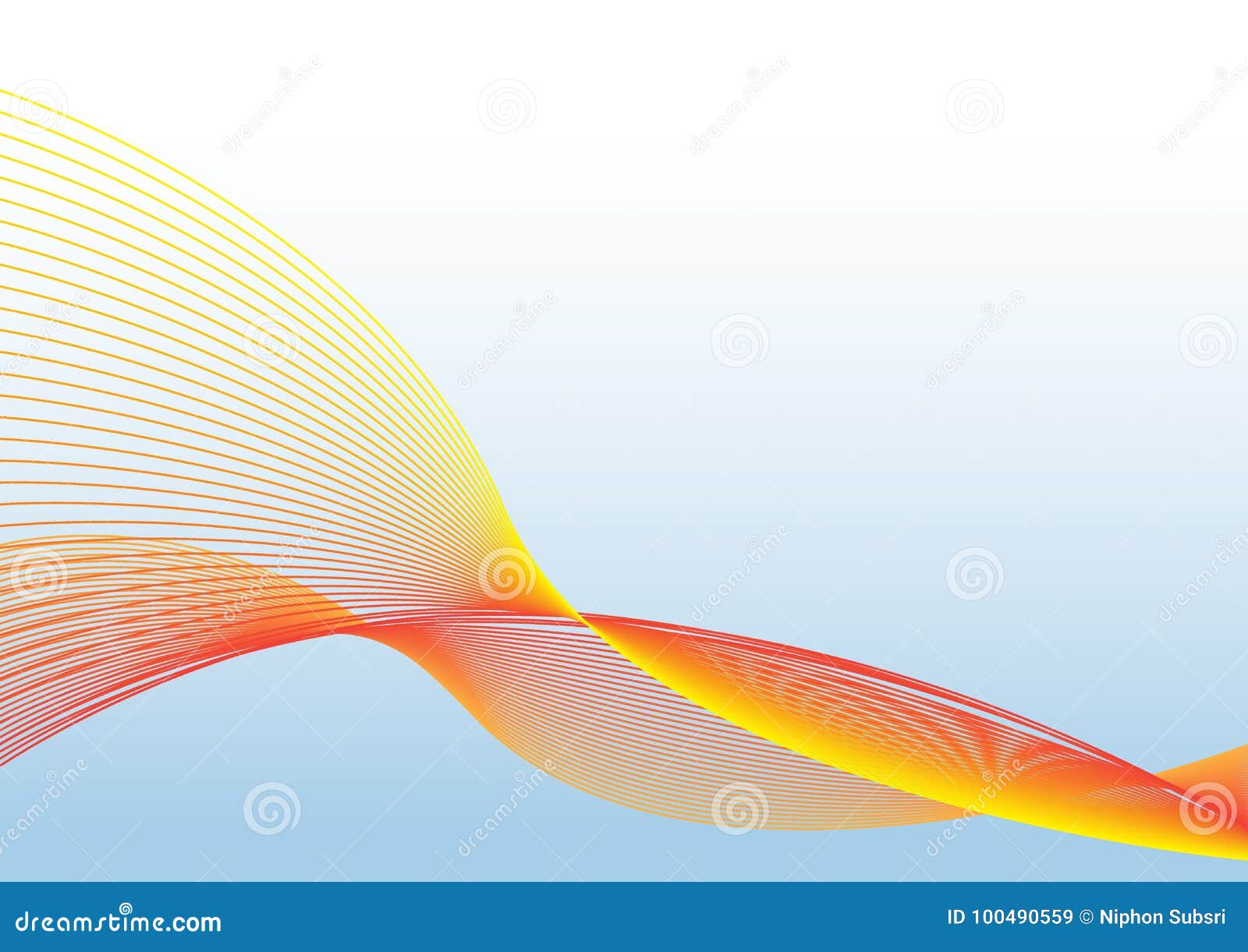 The Multi Color Wave Vector Abstract Background Stock Vector ...