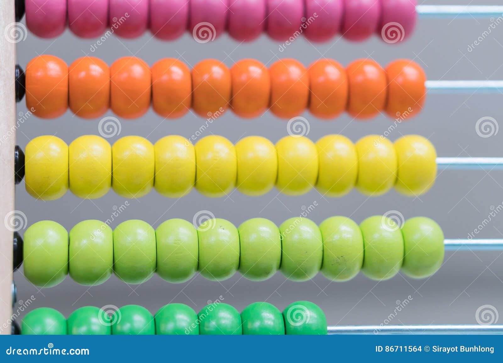 The Multi Colored Abacus Group Stock Photo - Image of counting ...